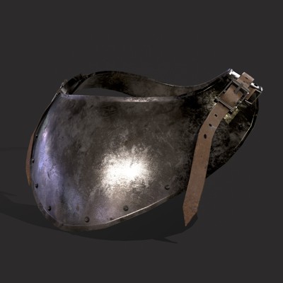 Medieval Gorget - 3D Model by Get Dead Entertainment