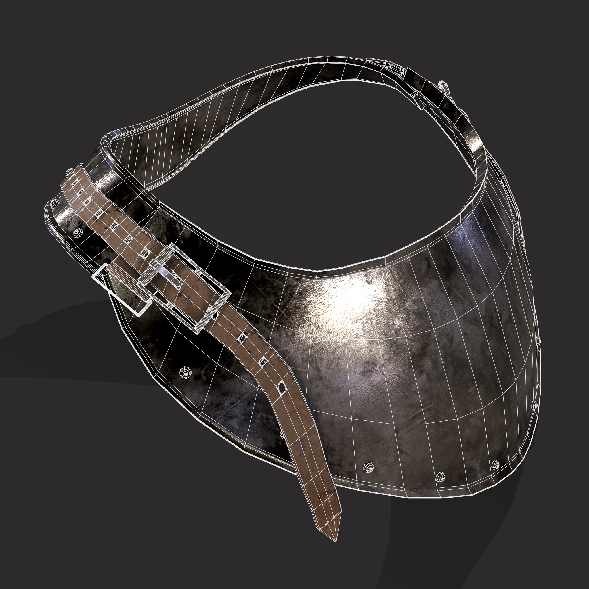 Medieval Gorget - 3D Model by Get Dead Entertainment