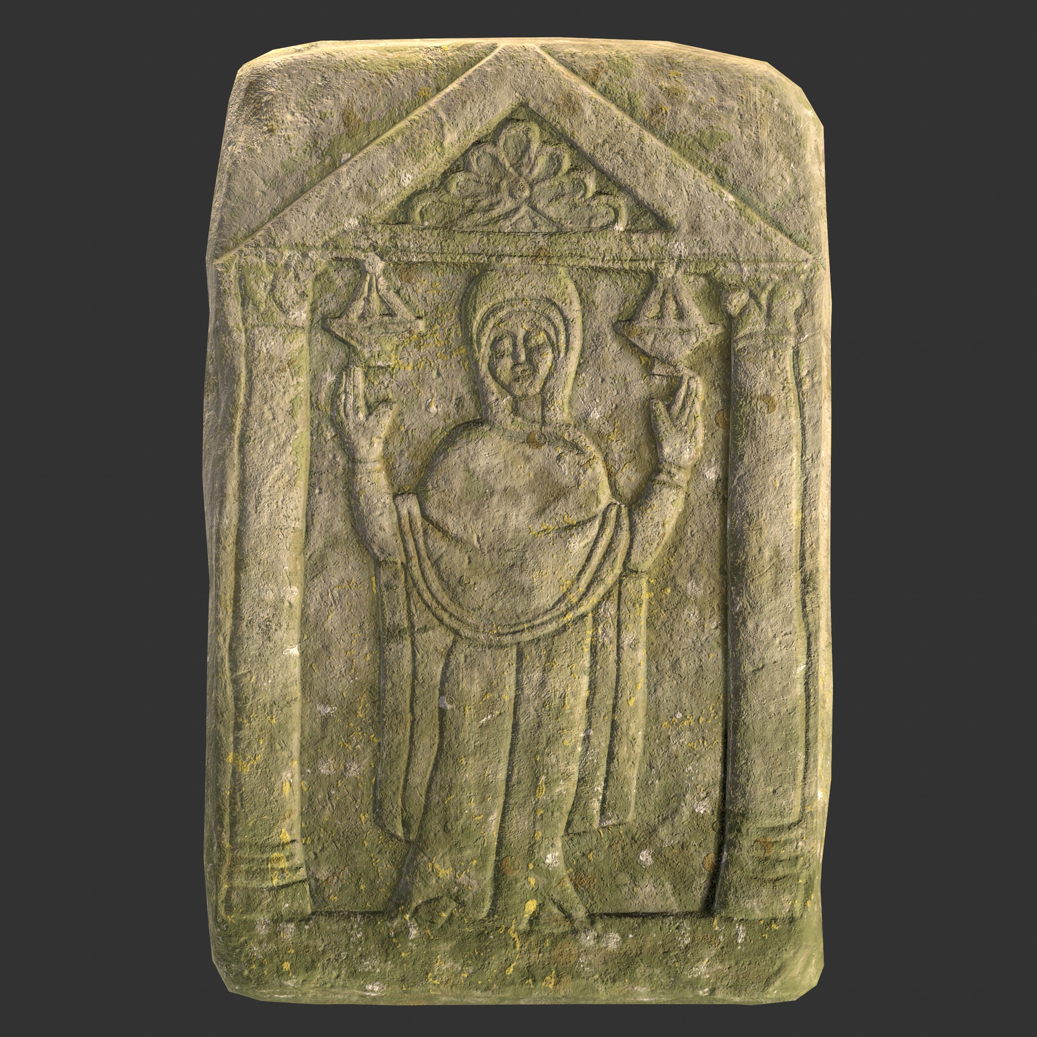 Medieval Gravestone - 3D Model by Get Dead Entertainment