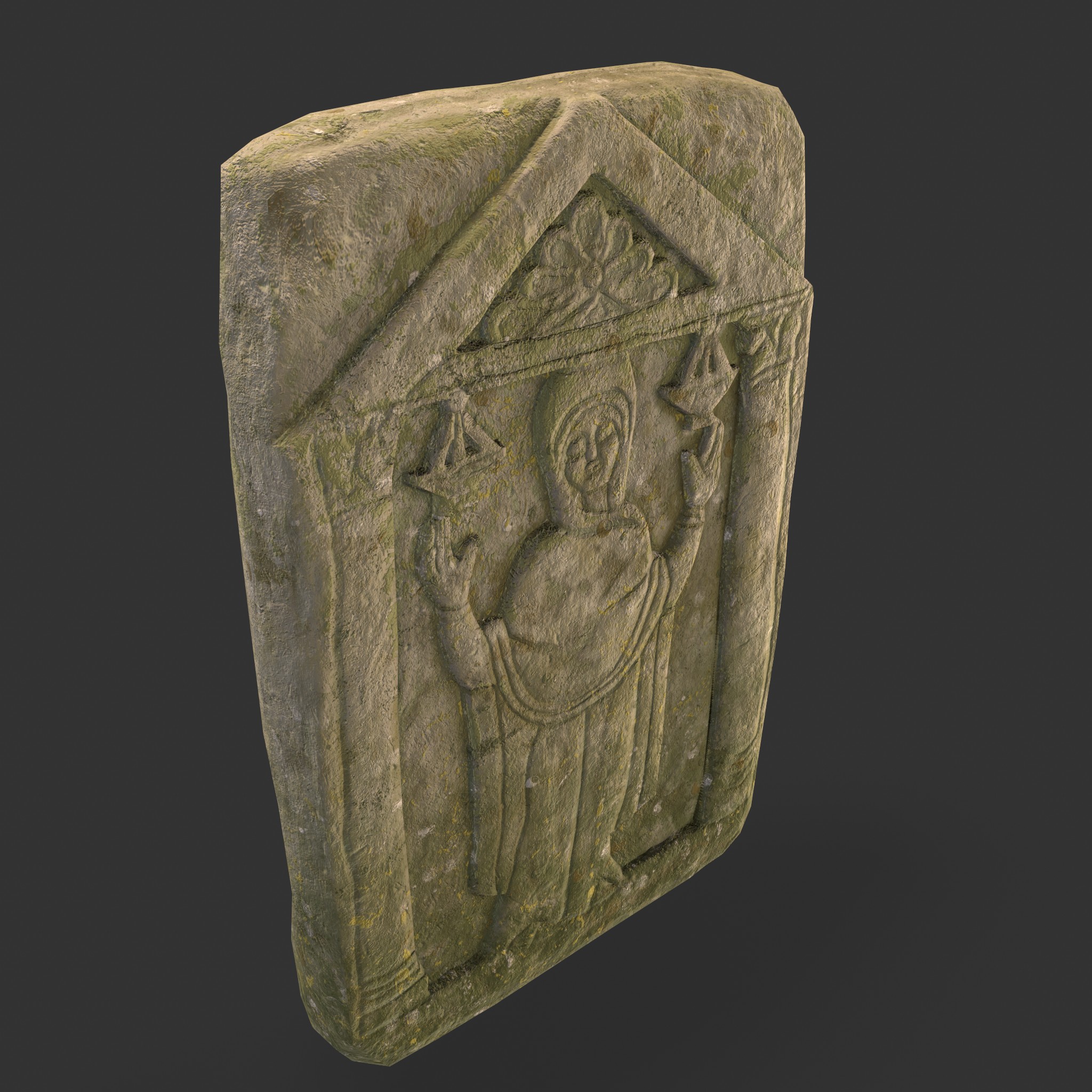 Medieval Gravestone - 3D Model by Get Dead Entertainment