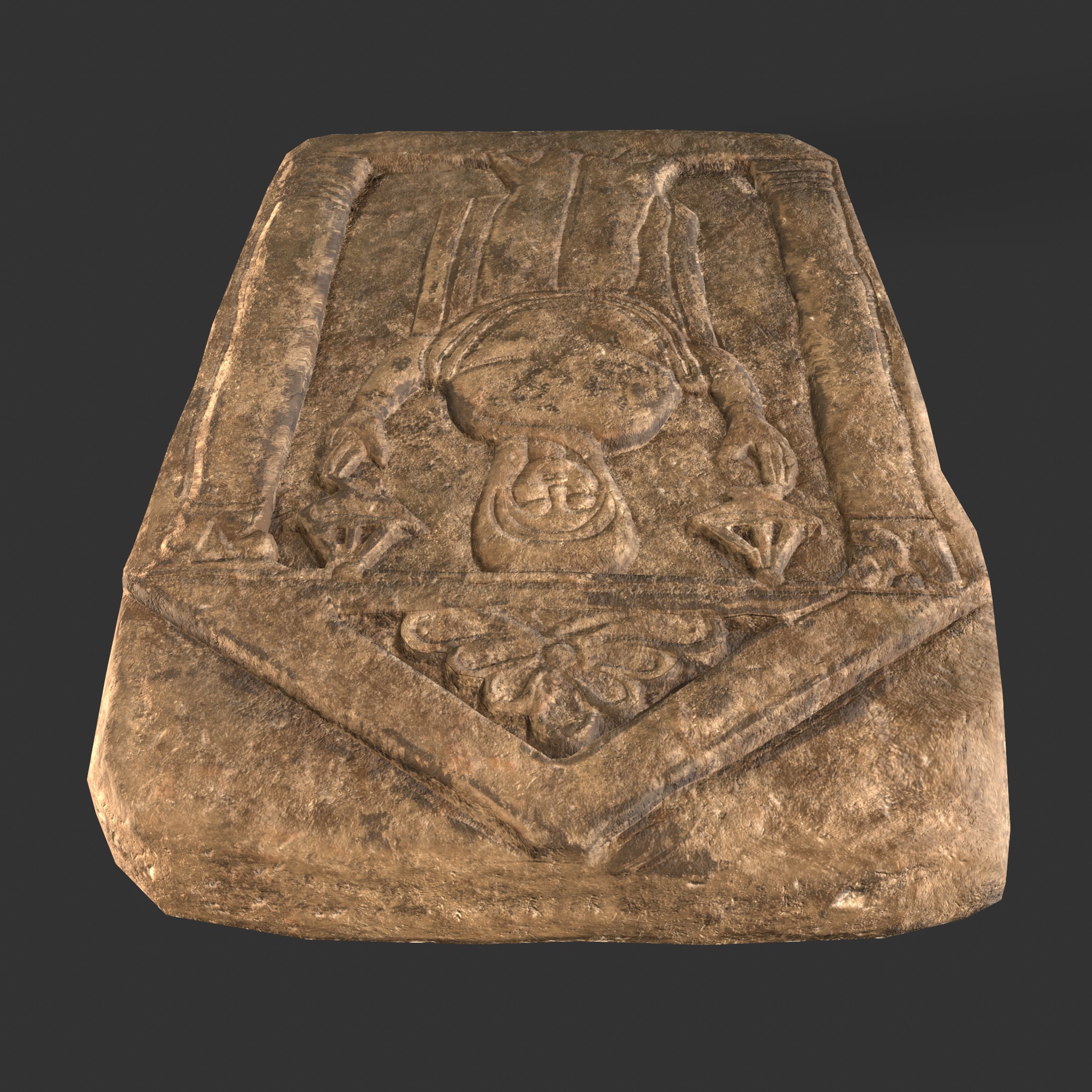 Medieval Gravestone - 3D Model by Get Dead Entertainment