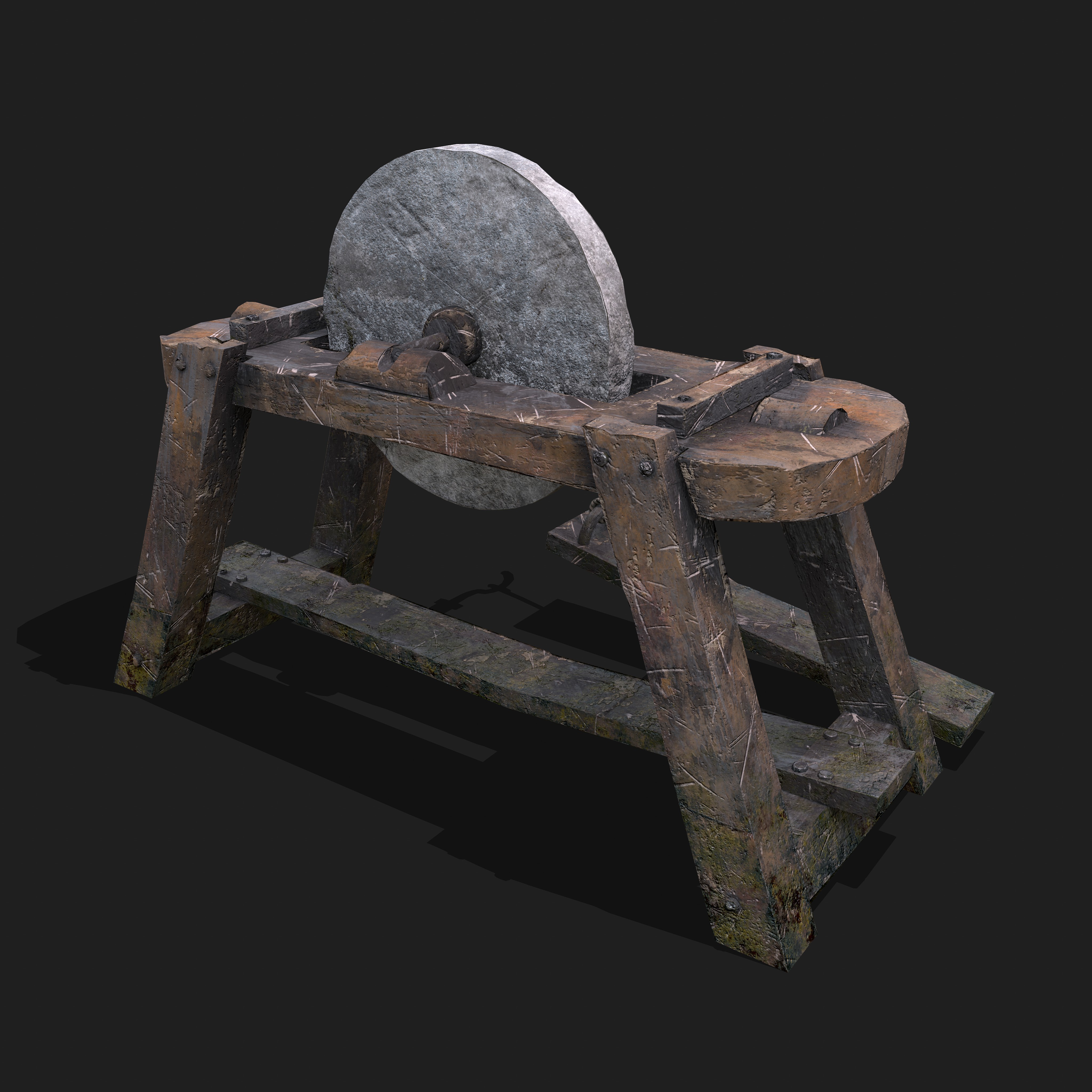 Medieval Grindstone - 3D Model by Get Dead Entertainment