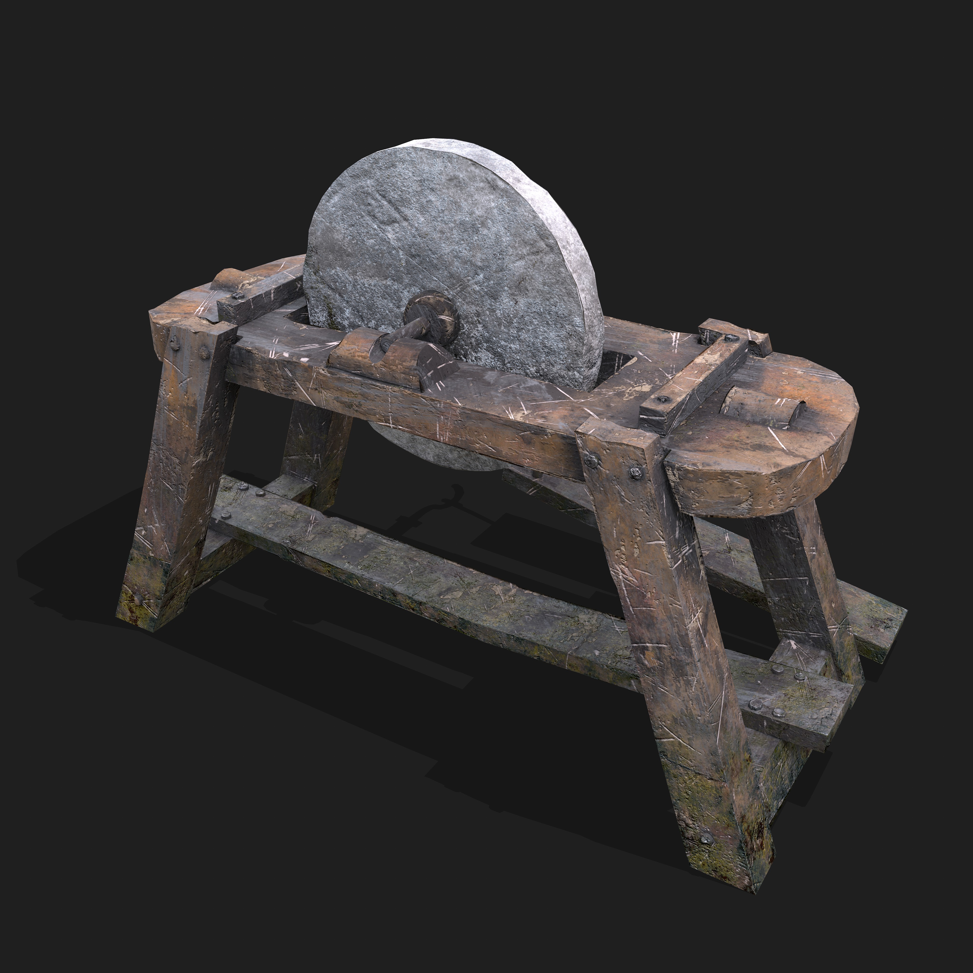 Medieval Grindstone - 3D Model by Get Dead Entertainment