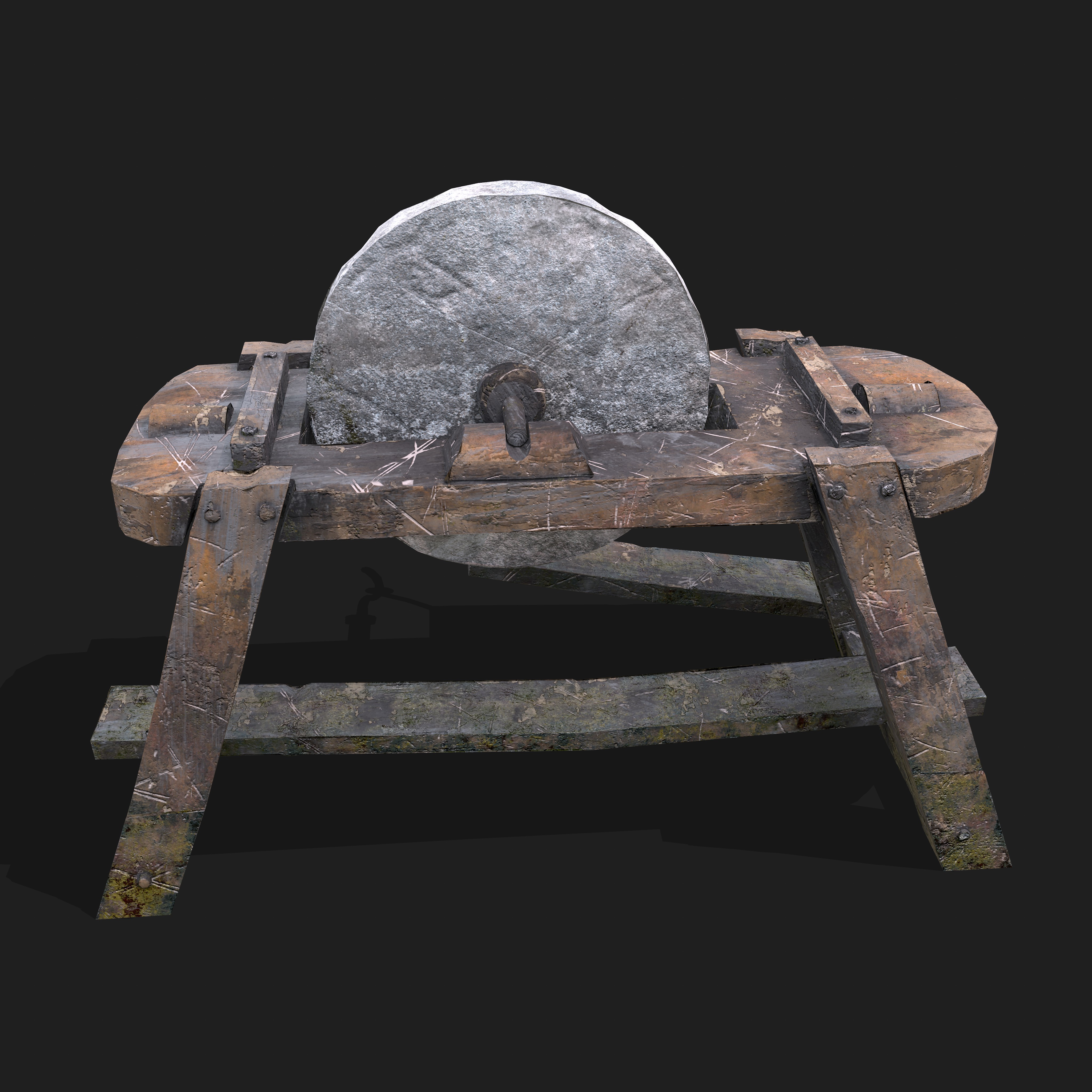 Medieval Grindstone - 3D Model by Get Dead Entertainment