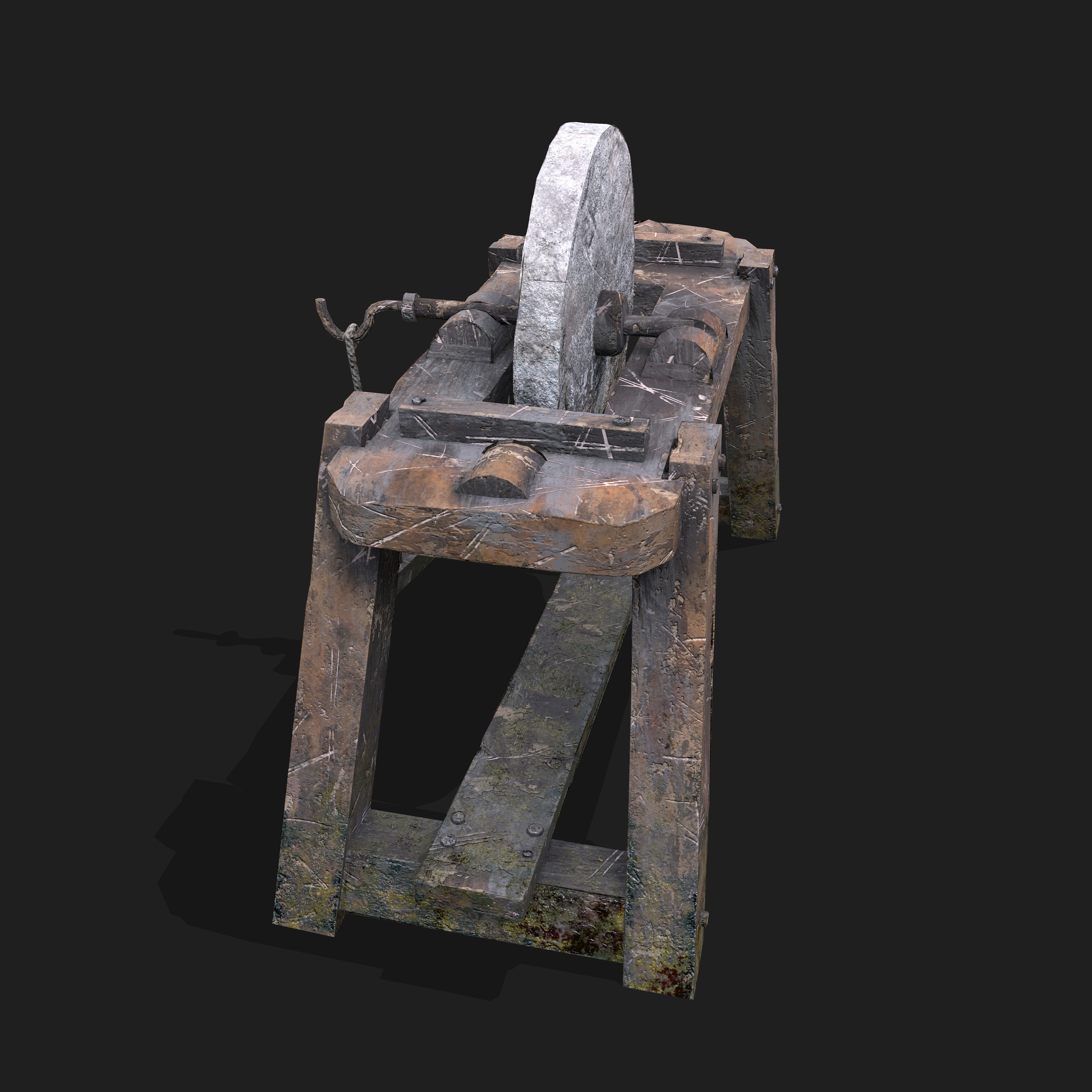 Medieval Grindstone - 3D Model by Get Dead Entertainment
