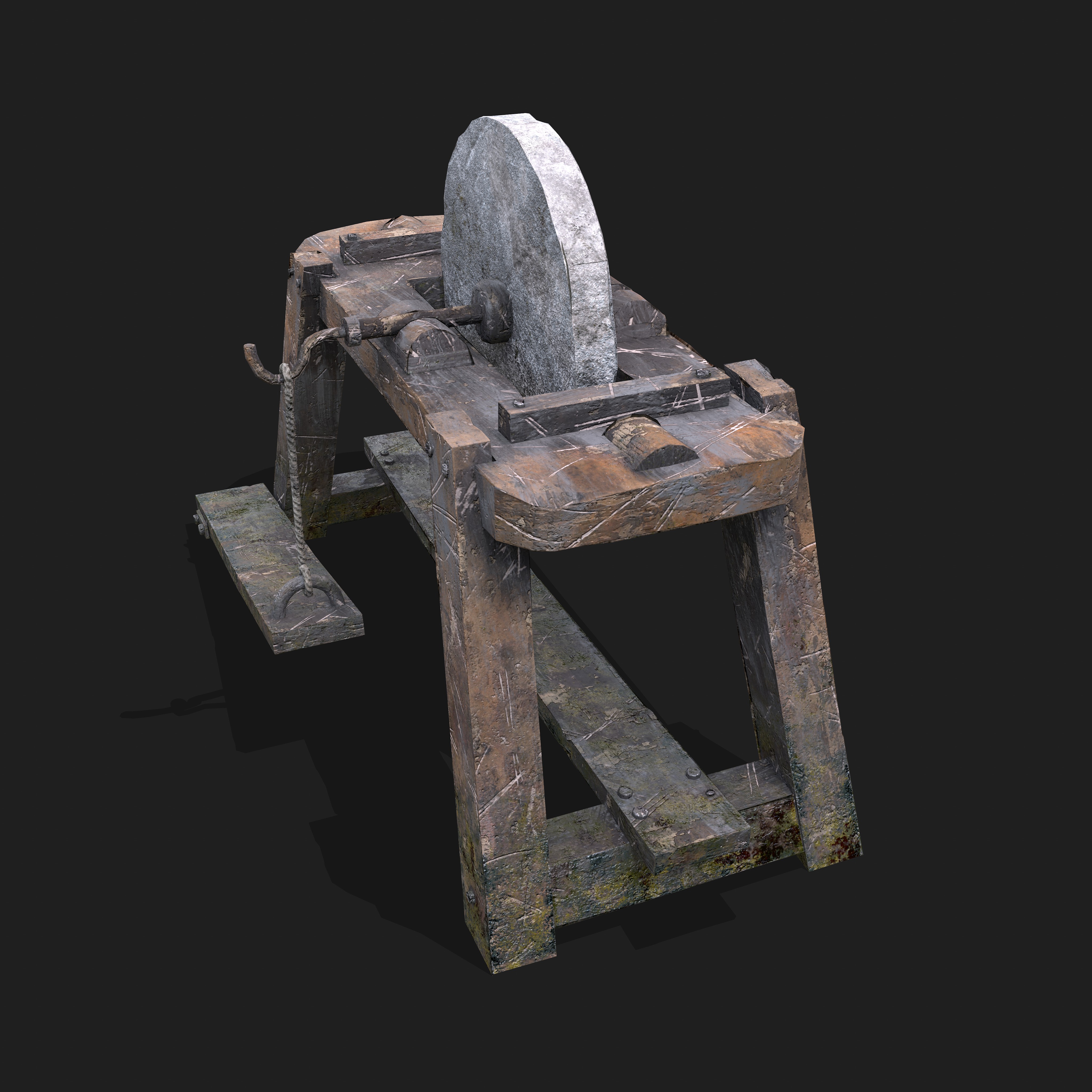 Medieval Grindstone - 3D Model by Get Dead Entertainment