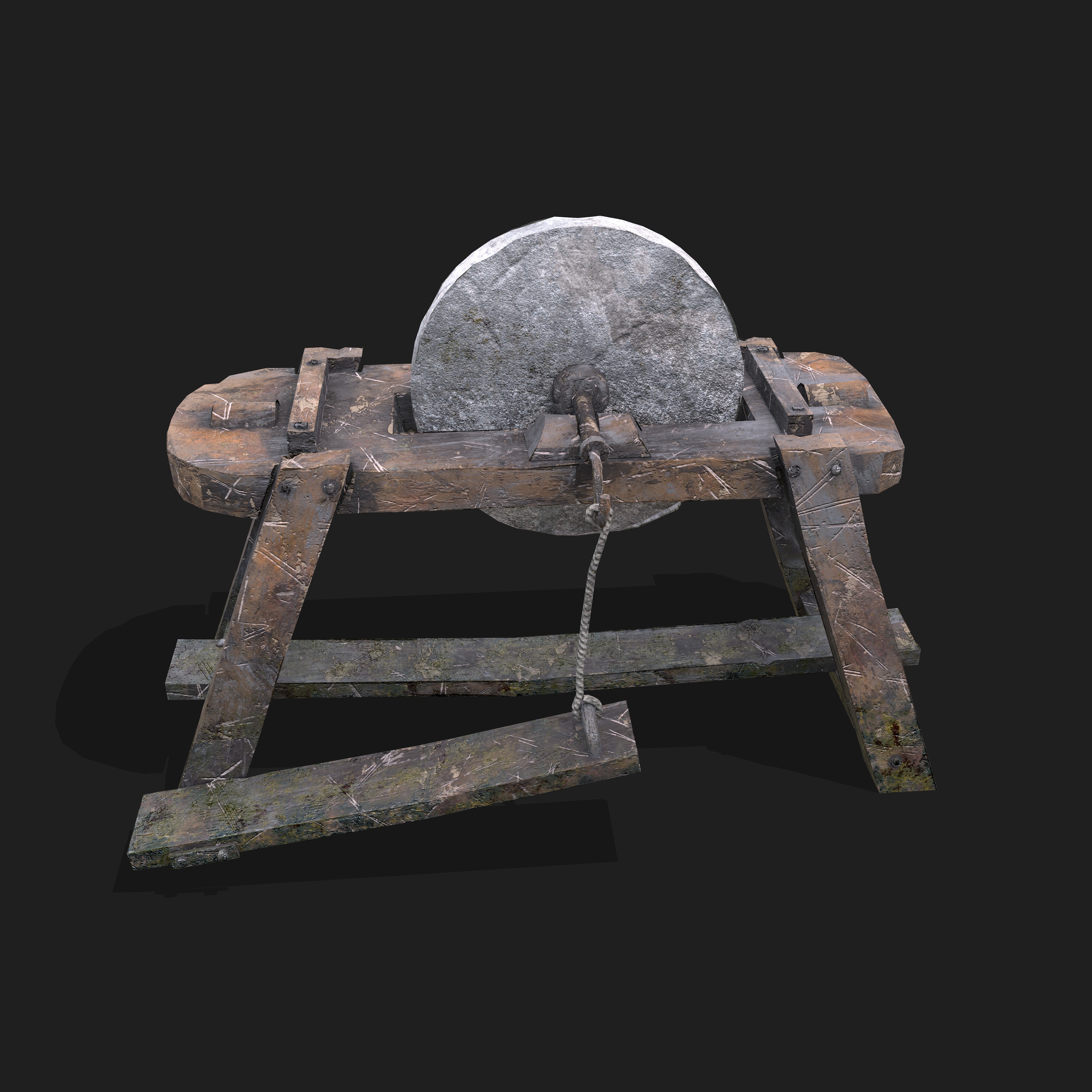 Medieval Grindstone - 3D Model by Get Dead Entertainment