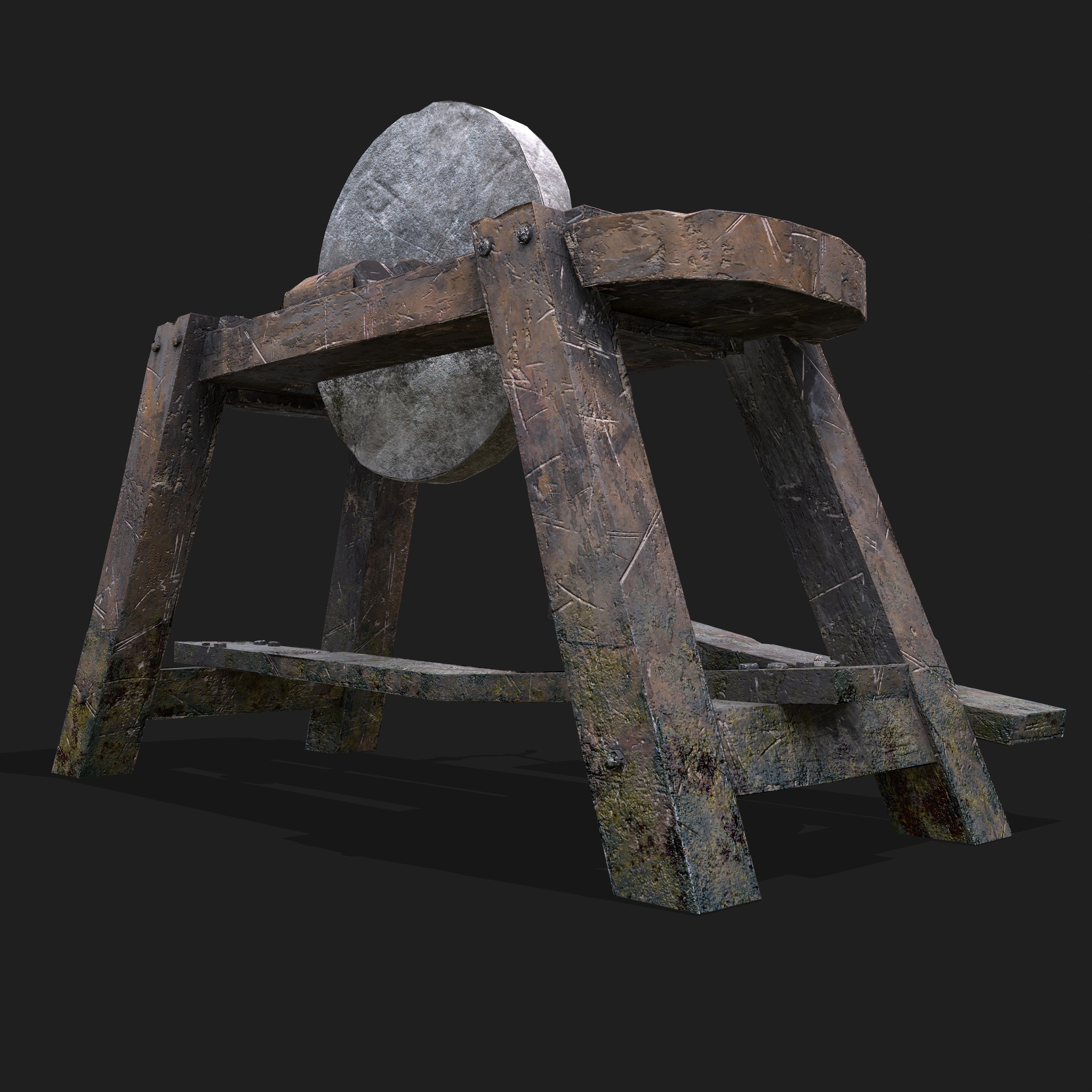 Medieval Grindstone - 3D Model by Get Dead Entertainment