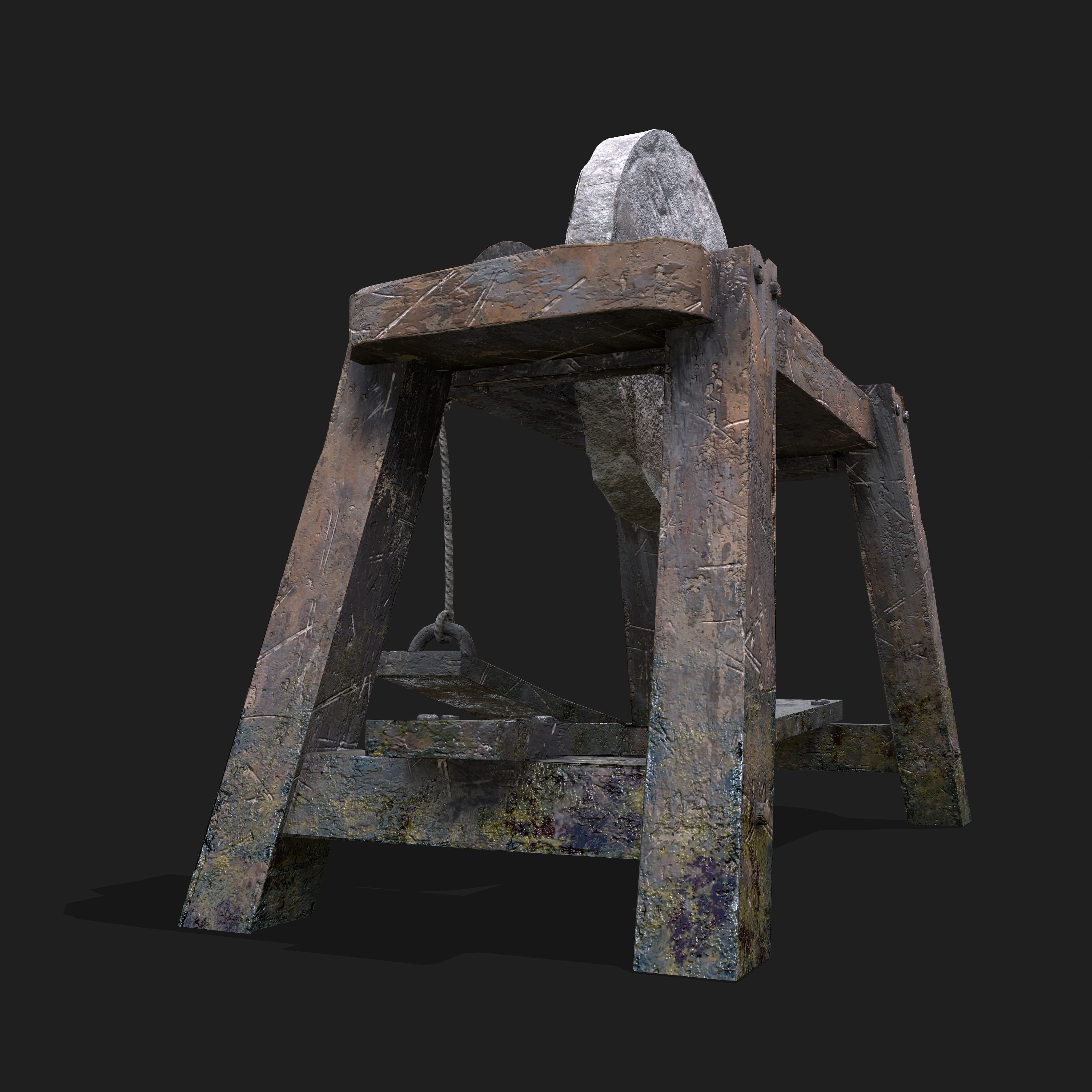 Medieval Grindstone - 3D Model by Get Dead Entertainment