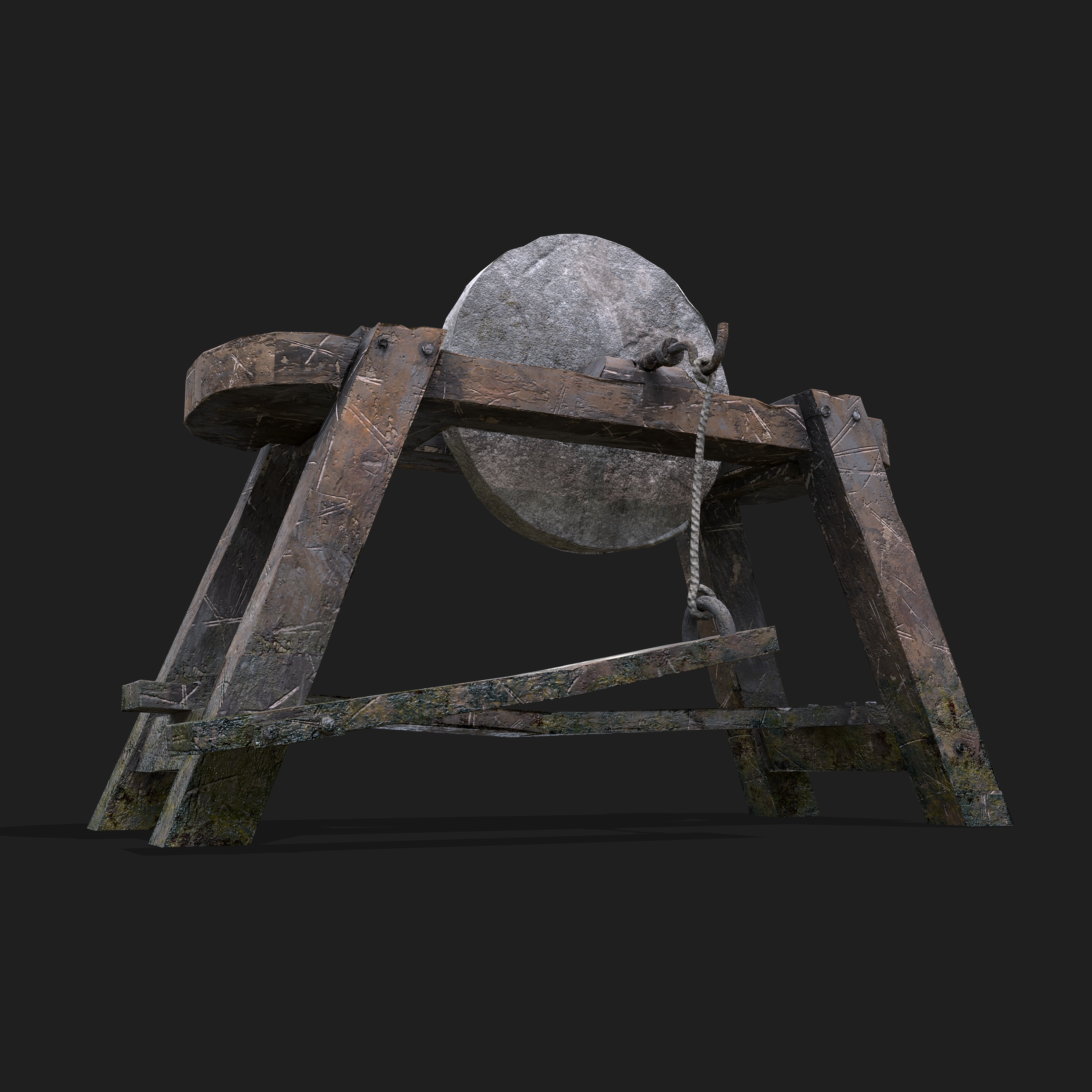 Medieval Grindstone - 3D Model by Get Dead Entertainment