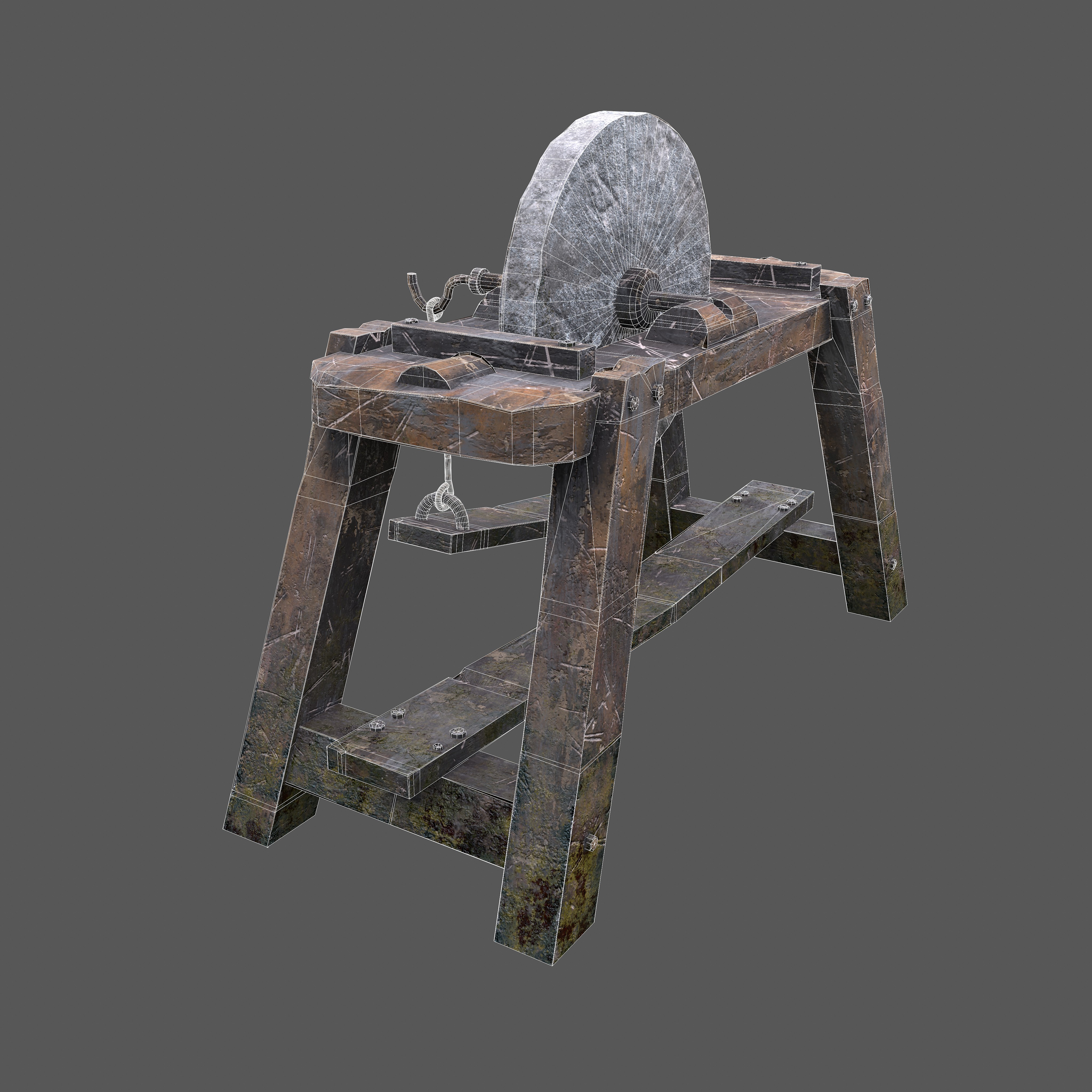 Medieval Grindstone - 3D Model by Get Dead Entertainment