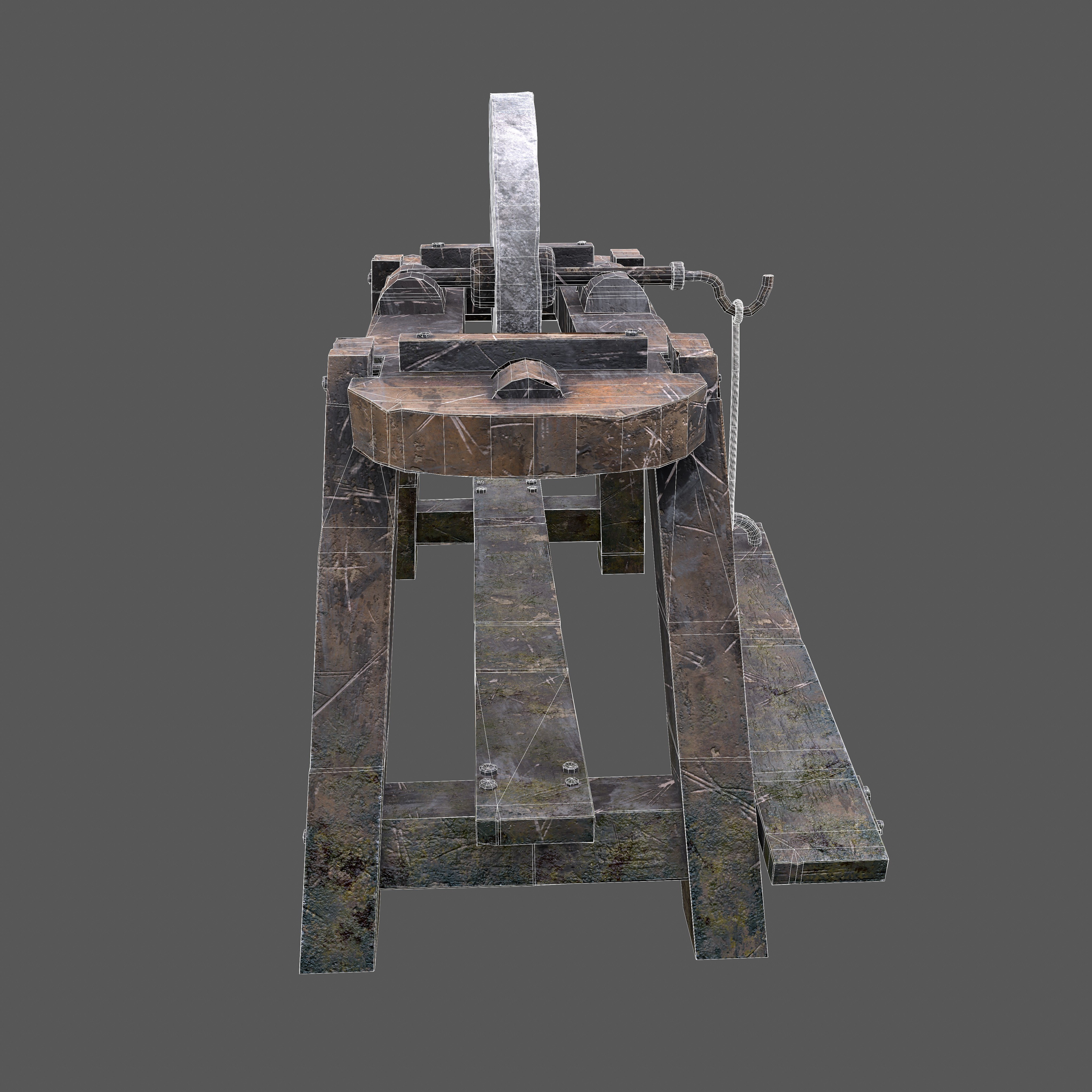 Medieval Grindstone - 3D Model by Get Dead Entertainment