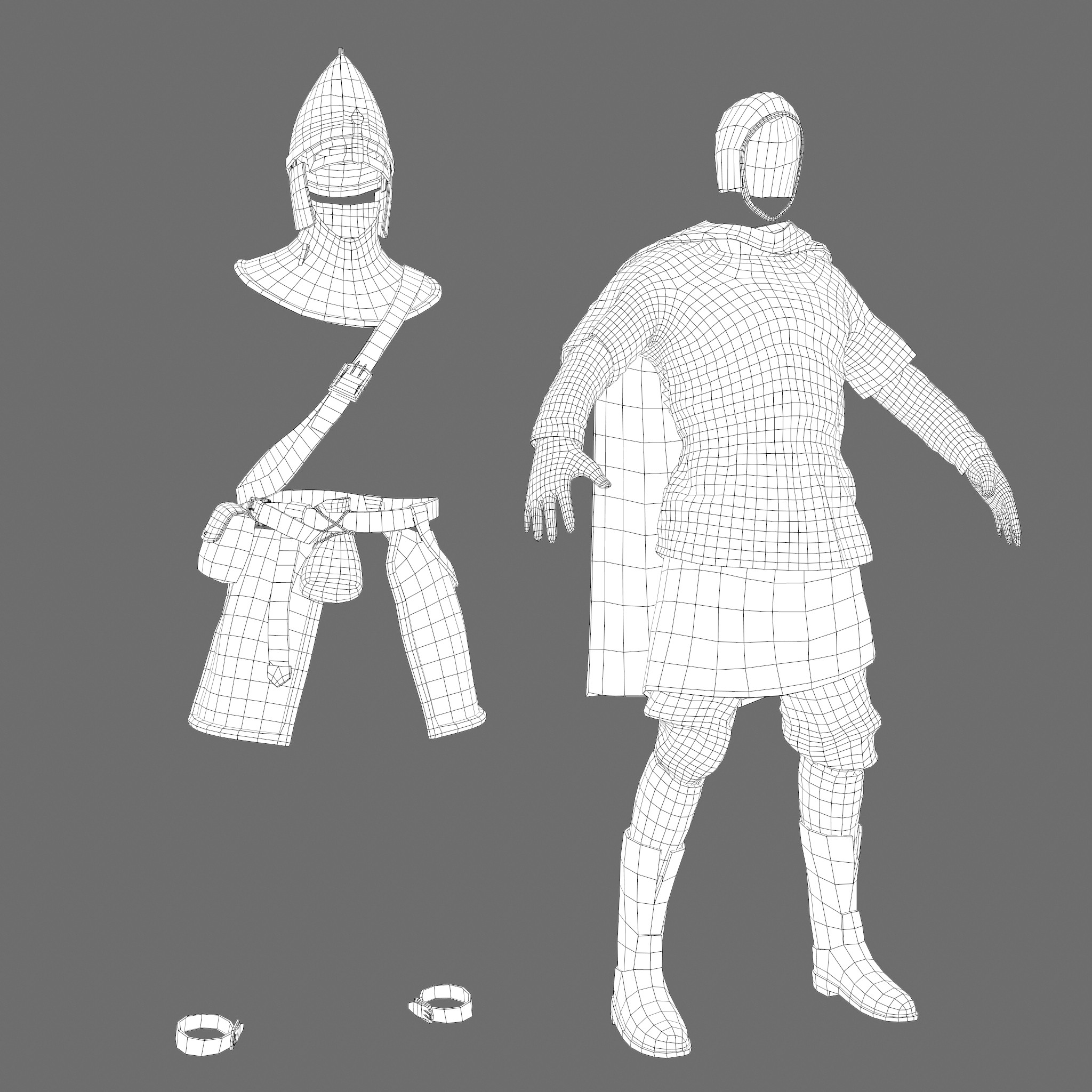 Medieval Guard Clothes - 3D Model by Get Dead Entertainment