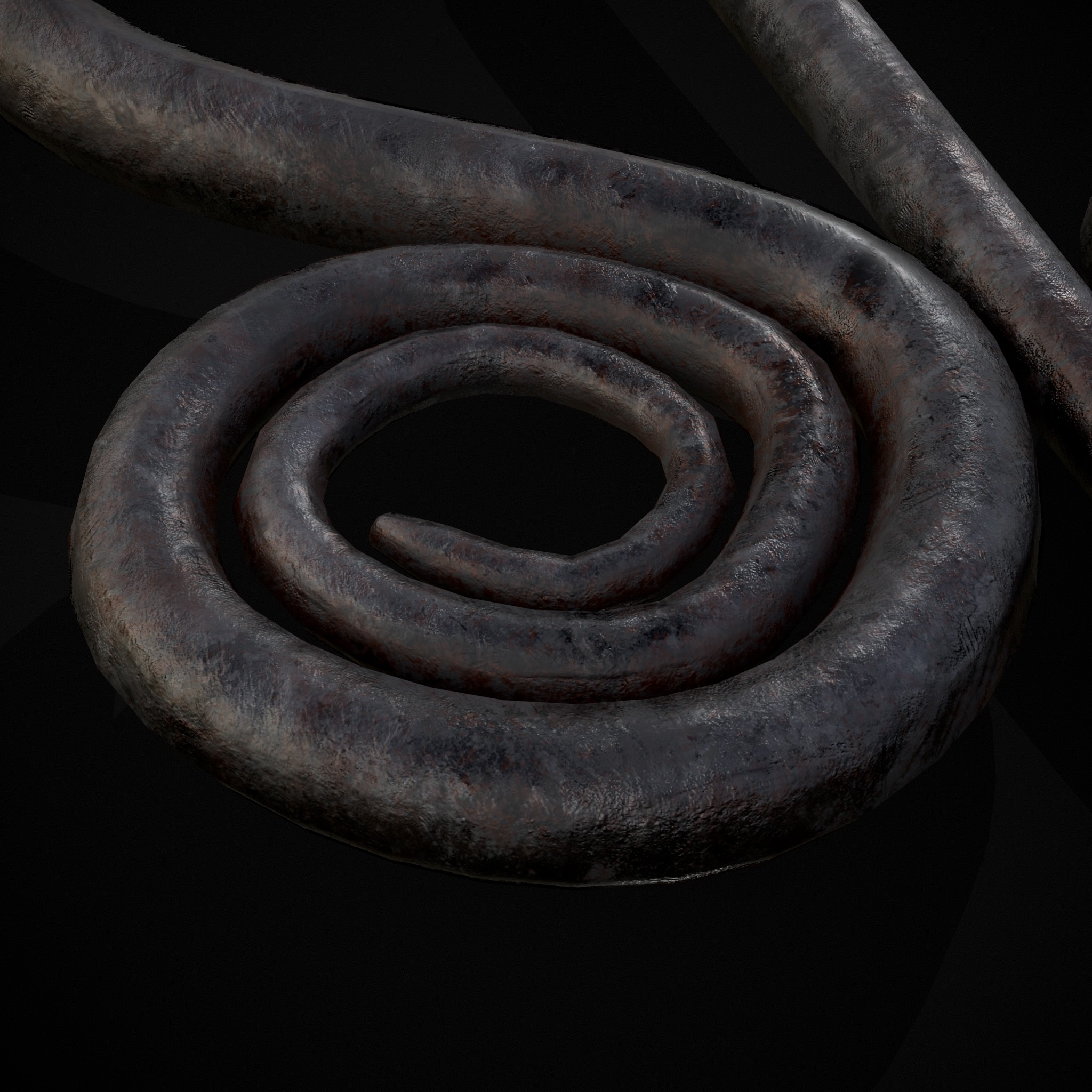 Medieval Hand Forged Iron Brooch - 3D Model by Get Dead Entertainment