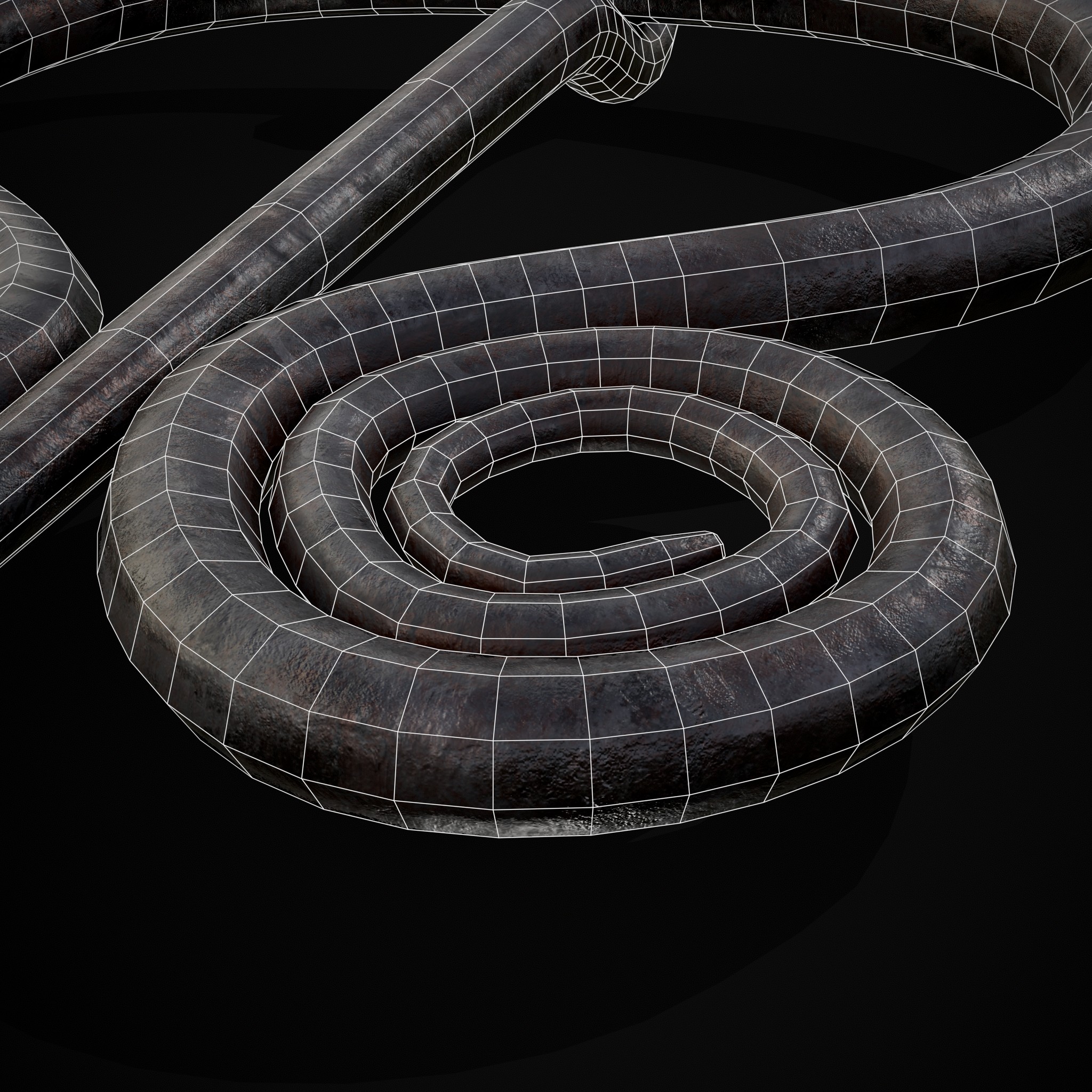 Medieval Hand Forged Iron Brooch - 3D Model by Get Dead Entertainment