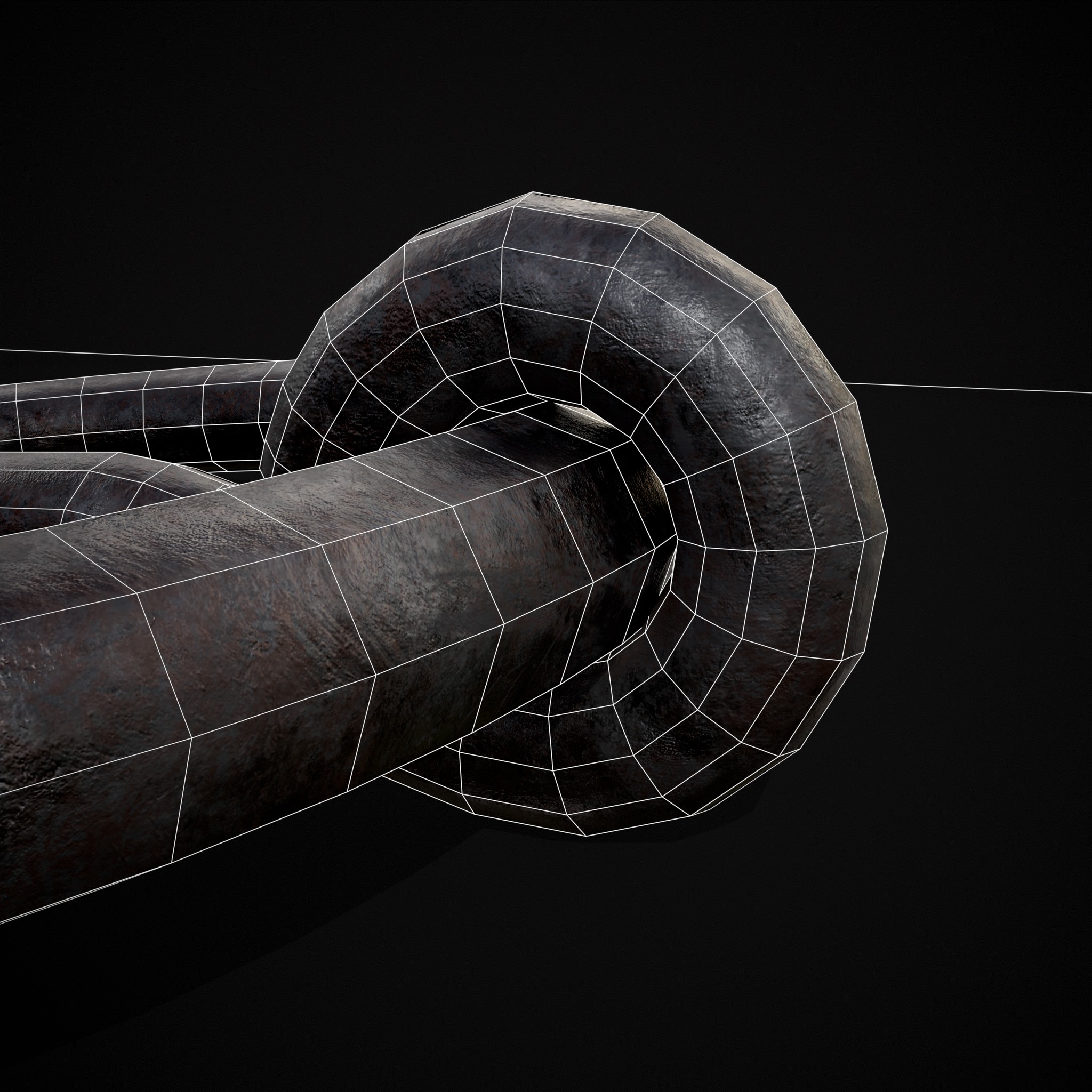 Medieval Hand Forged Iron Brooch - 3D Model by Get Dead Entertainment