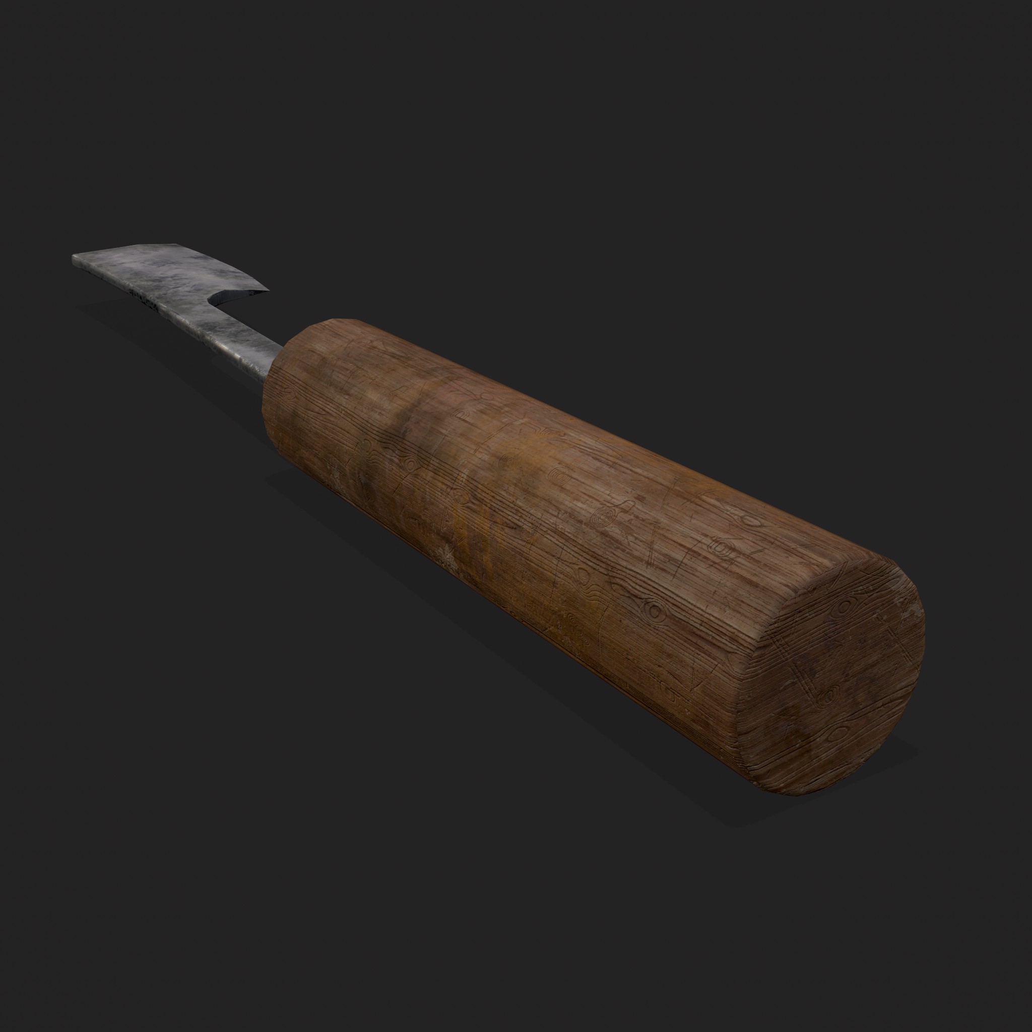 Medieval Hand Forged Wood Splitter - 3D Model by Get Dead Entertainment