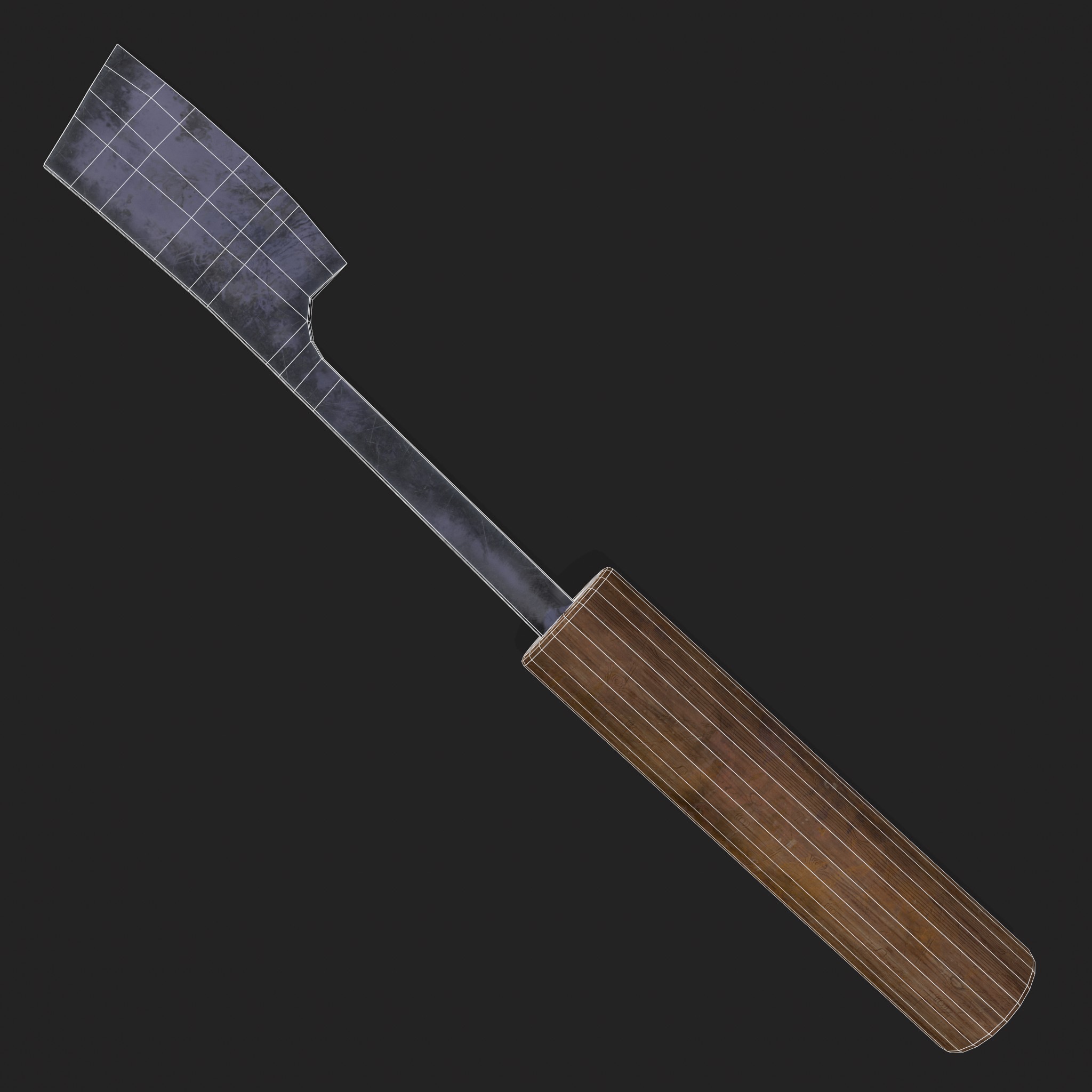 Medieval Hand Forged Wood Splitter - 3D Model by Get Dead Entertainment