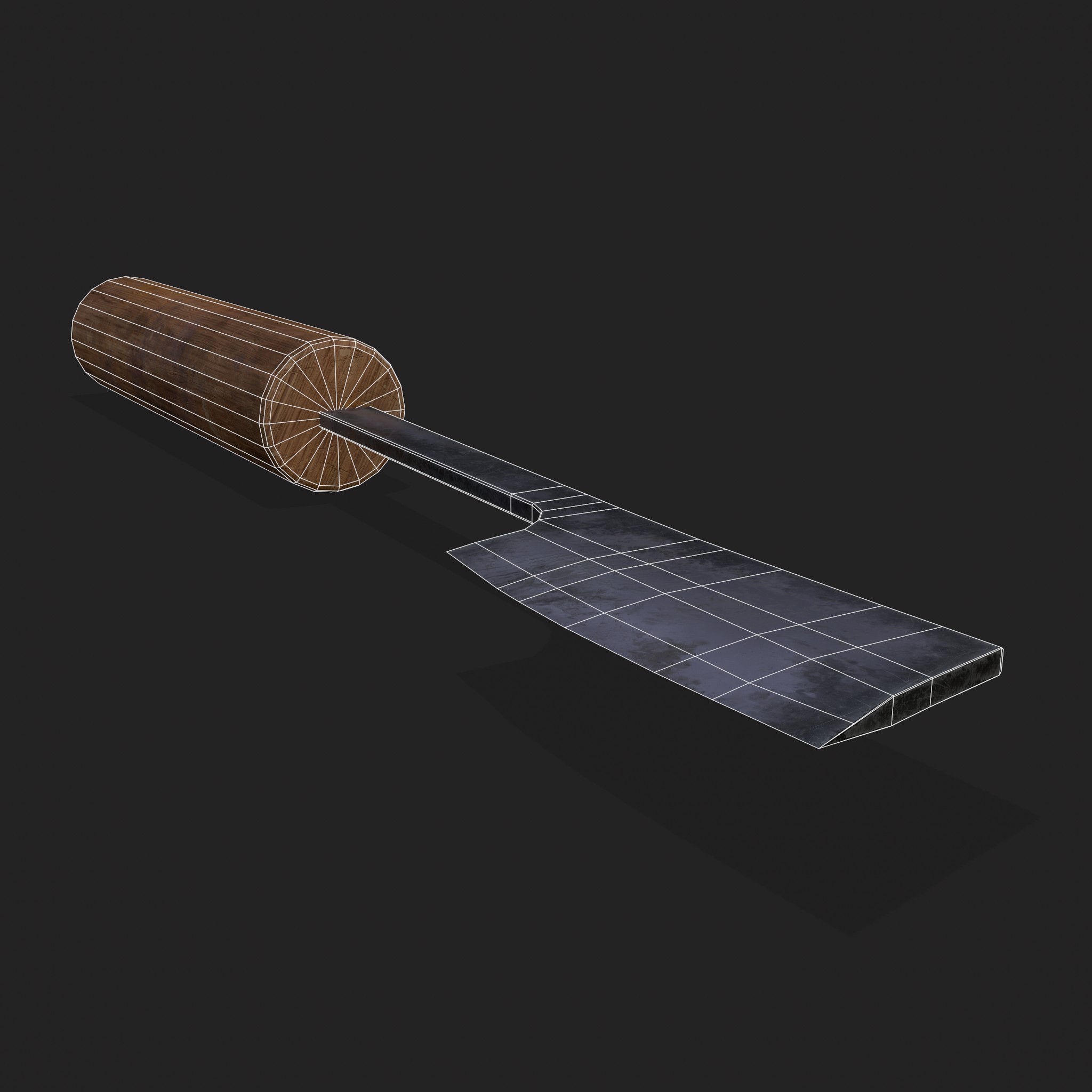 Medieval Hand Forged Wood Splitter - 3D Model by Get Dead Entertainment