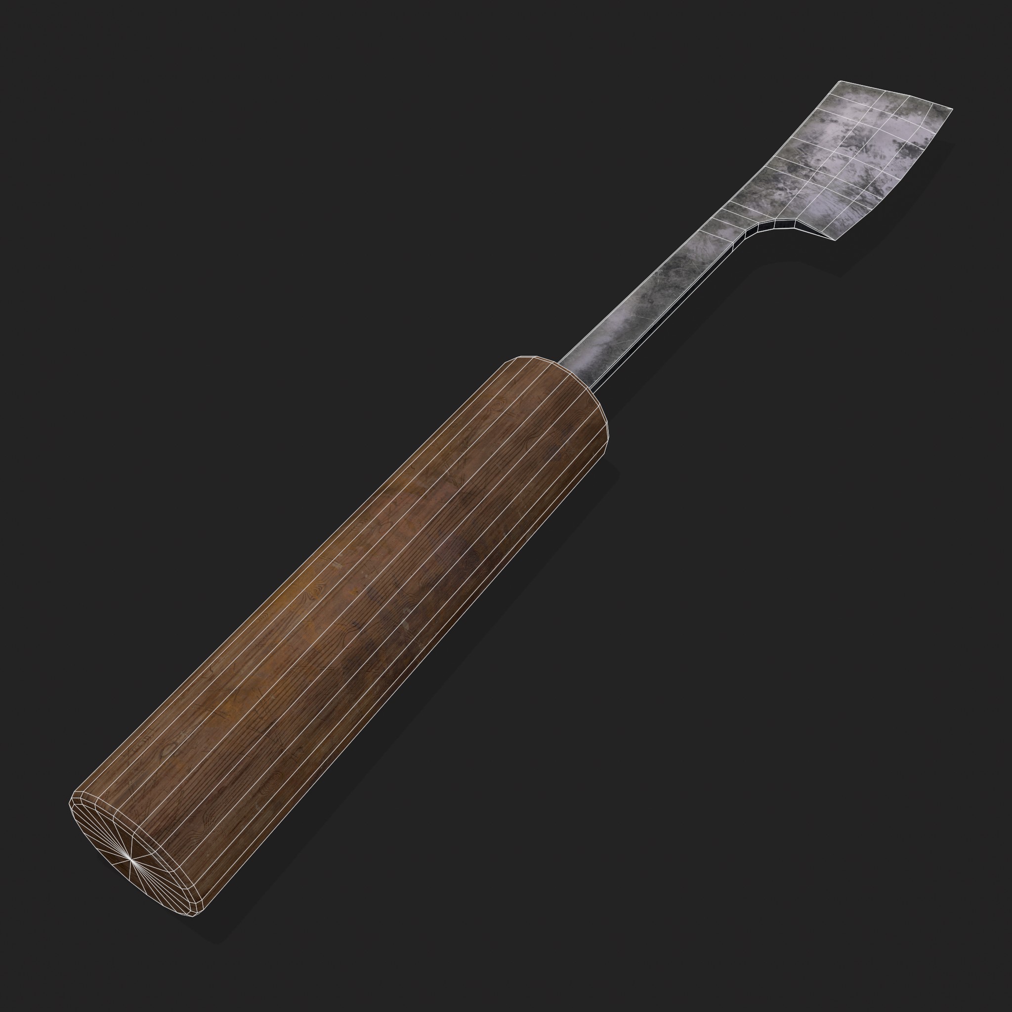 Medieval Hand Forged Wood Splitter - 3D Model by Get Dead Entertainment