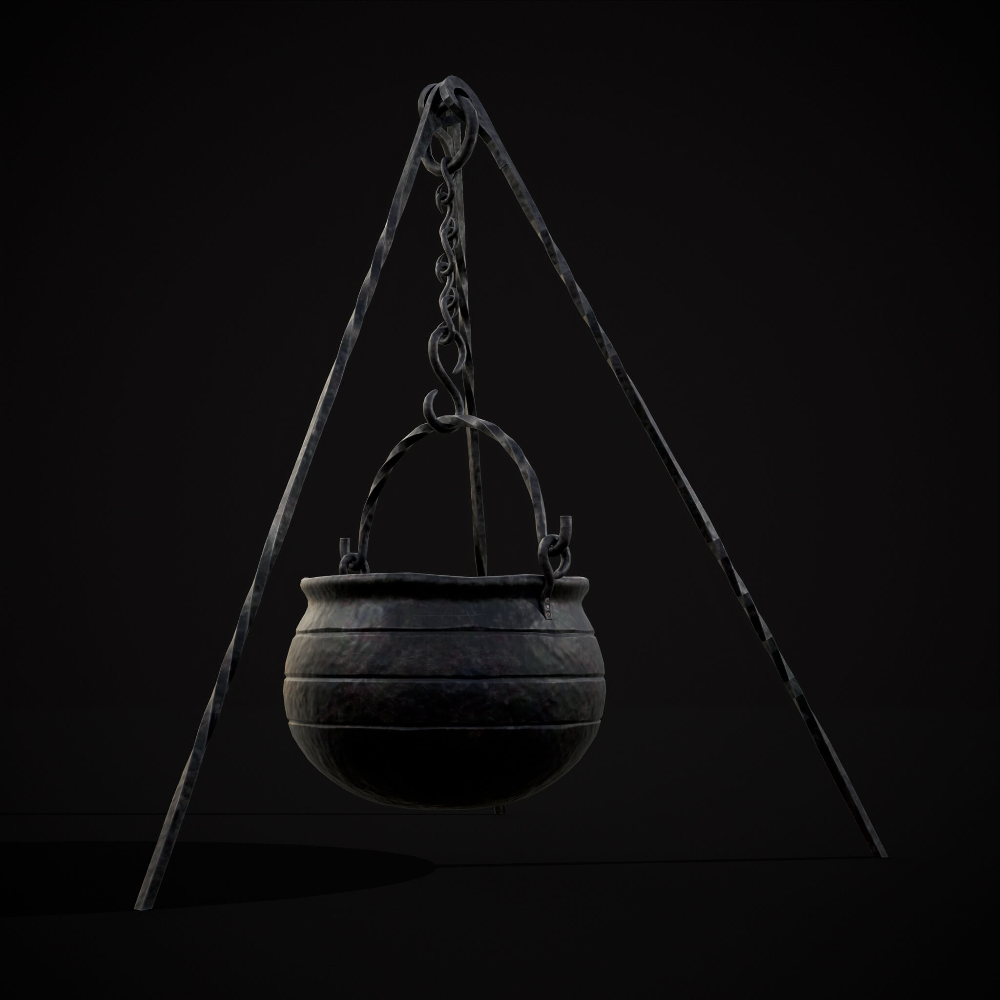 Medieval Hanging Cauldron - 3D Model by Get Dead Entertainment