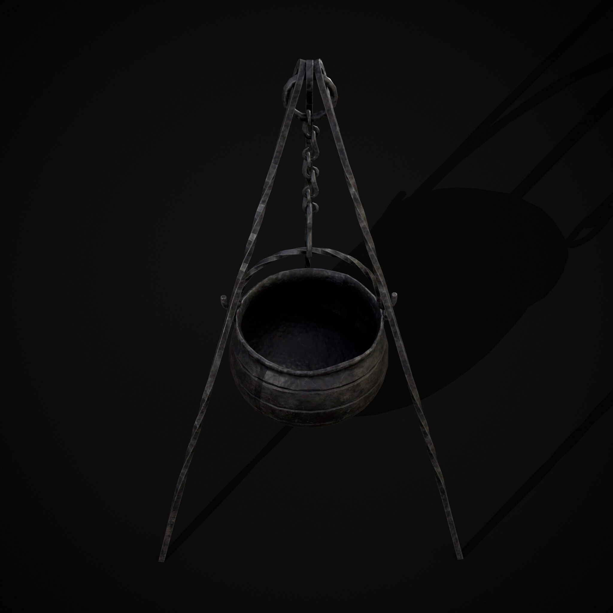 Medieval Hanging Cauldron - 3D Model by Get Dead Entertainment