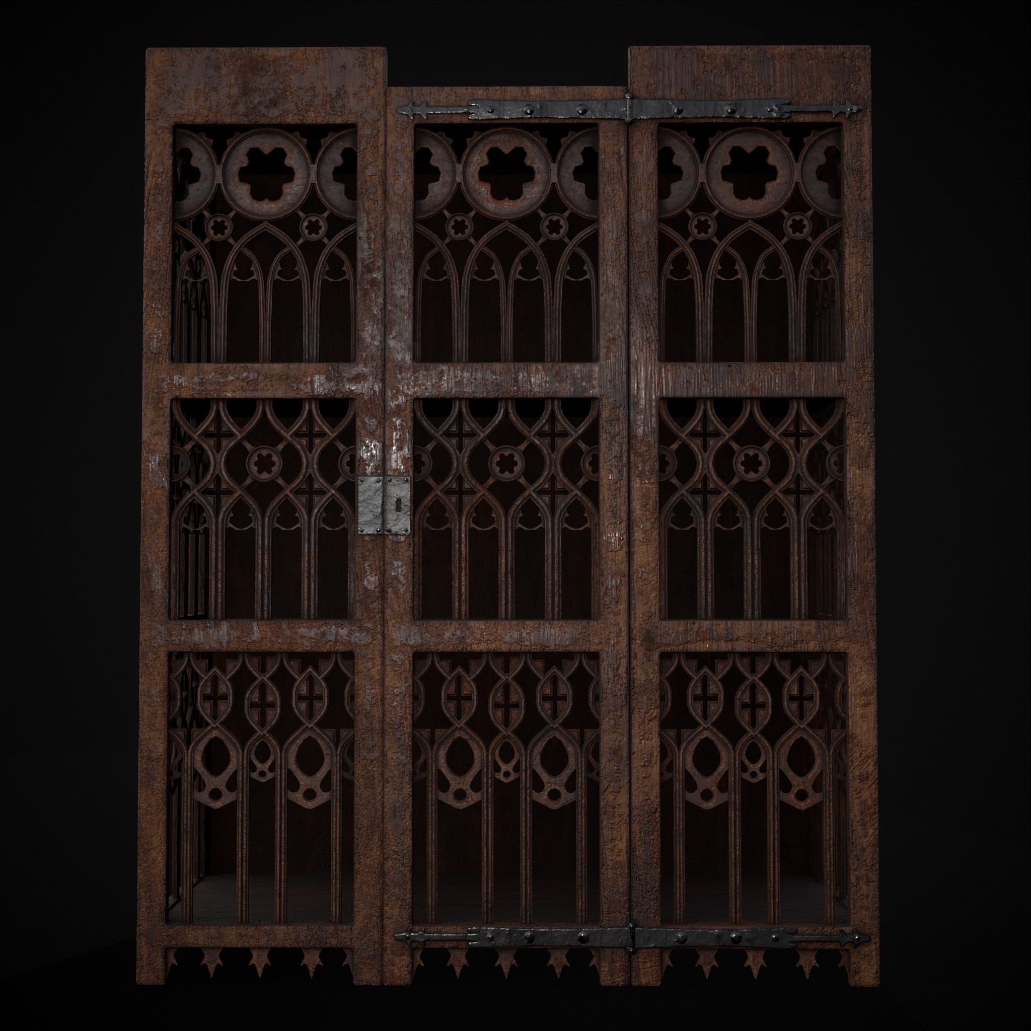 Medieval Hanging Church Cabinet - 3D Model by Get Dead Entertainment