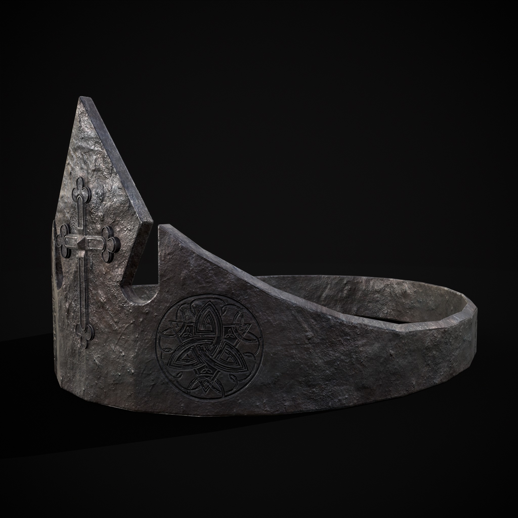 Medieval Iron Cross Crown - 3D Model by Get Dead Entertainment