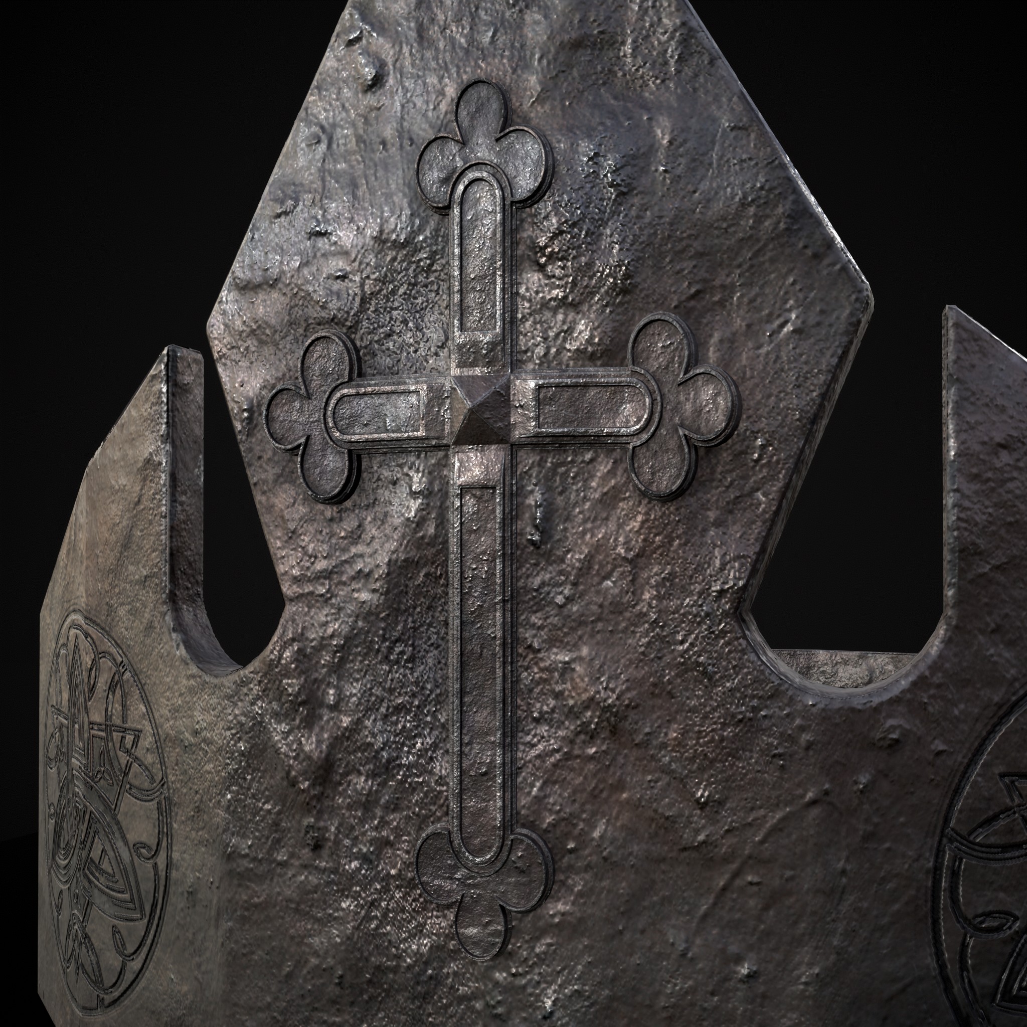 Medieval Iron Cross Crown - 3D Model by Get Dead Entertainment