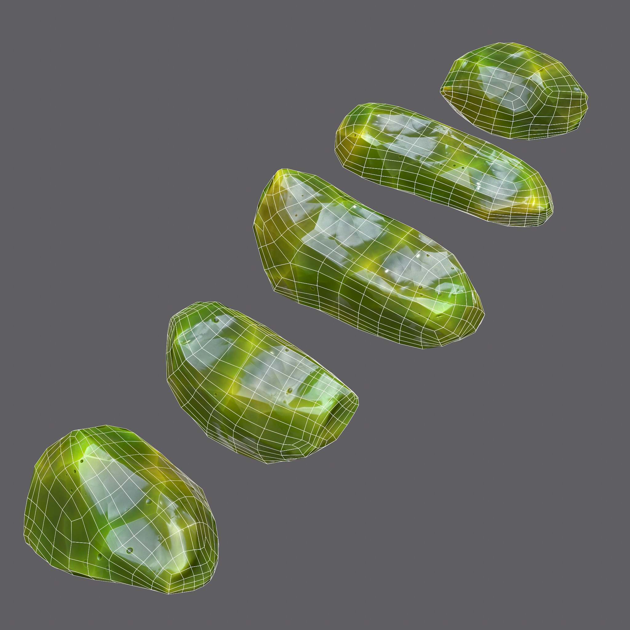 Medieval Jewels Green - 3D Model by Get Dead Entertainment