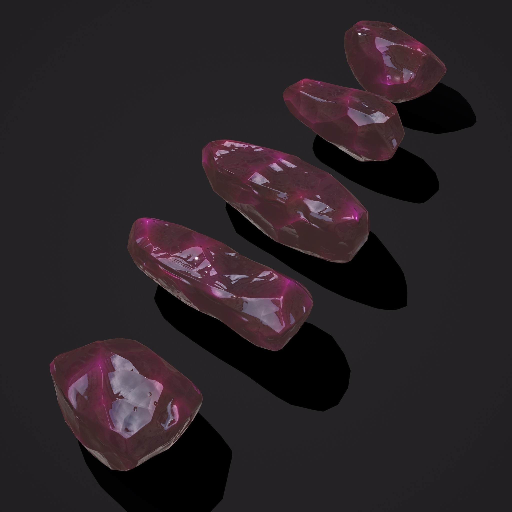 Medieval Jewels Pink - 3D Model by Get Dead Entertainment