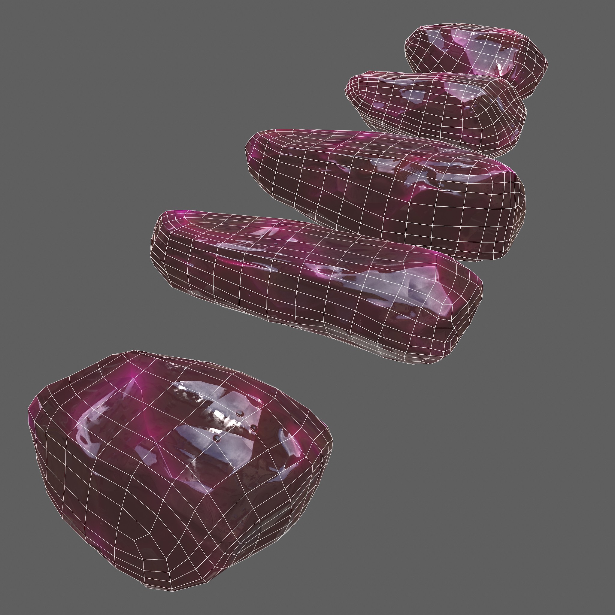 Medieval Jewels Pink - 3D Model by Get Dead Entertainment