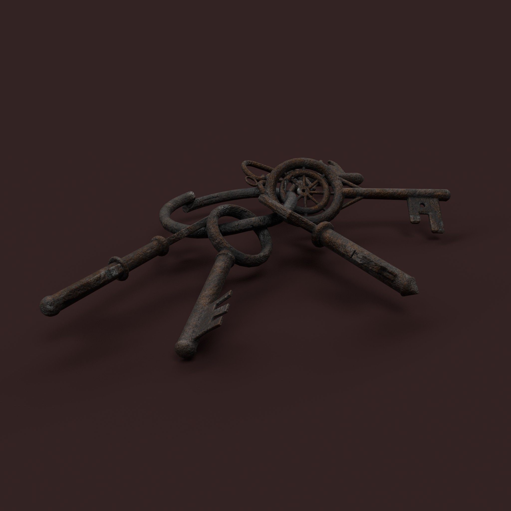 Medieval Keys - 3D Model by Get Dead Entertainment