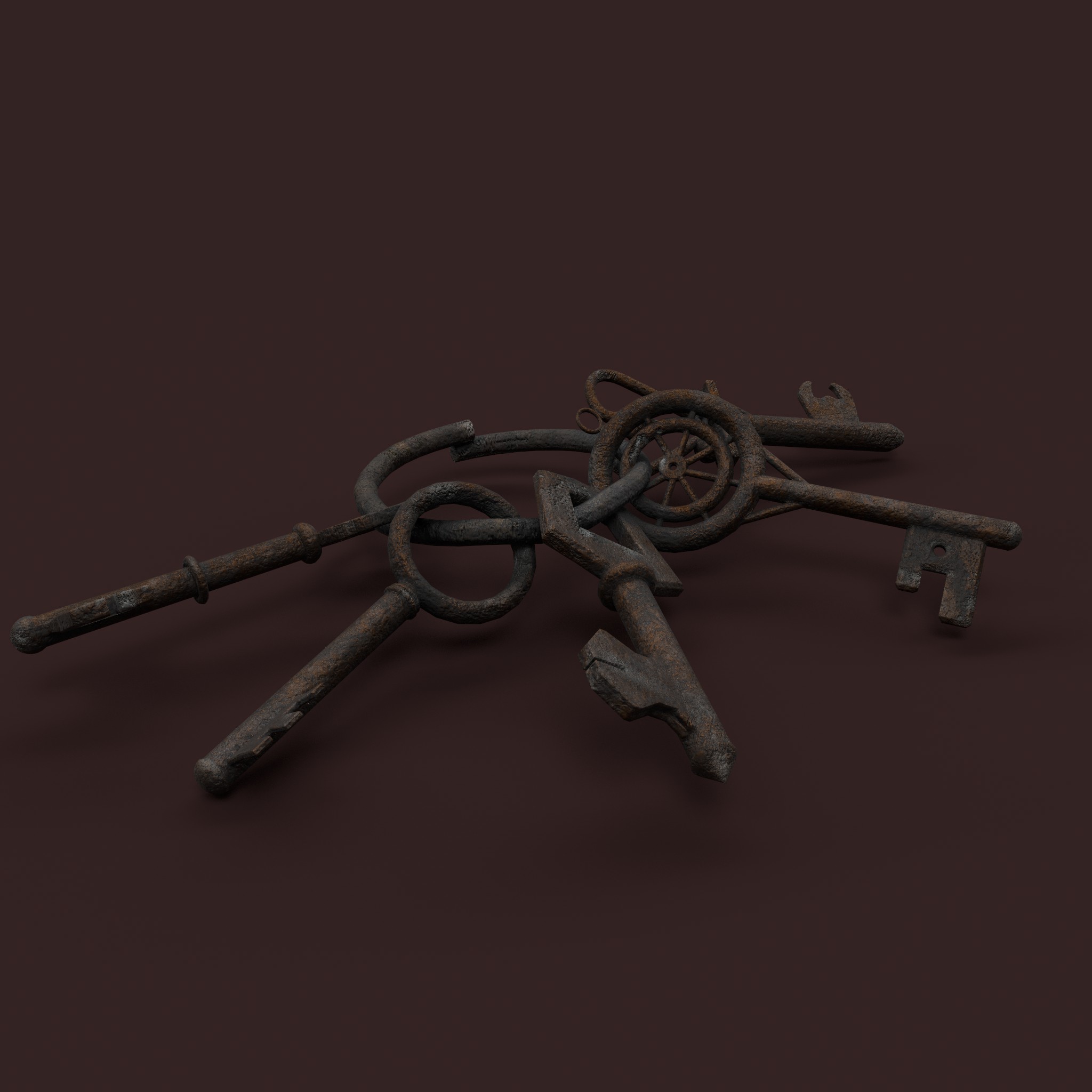 Medieval Keys - 3D Model by Get Dead Entertainment