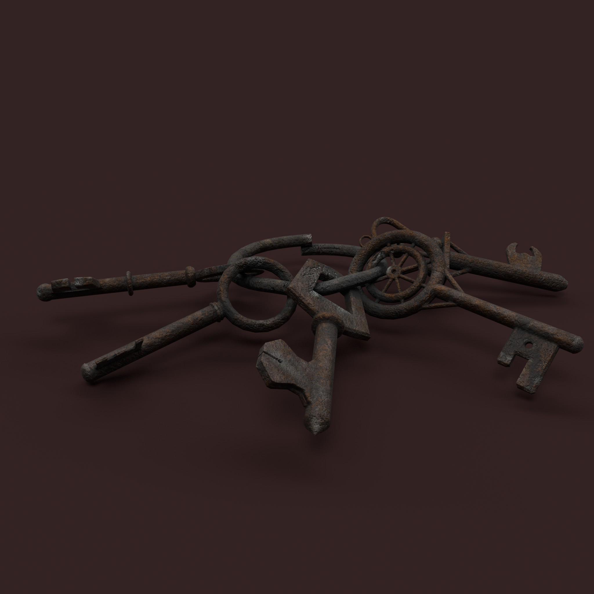 Medieval Keys - 3D Model by Get Dead Entertainment