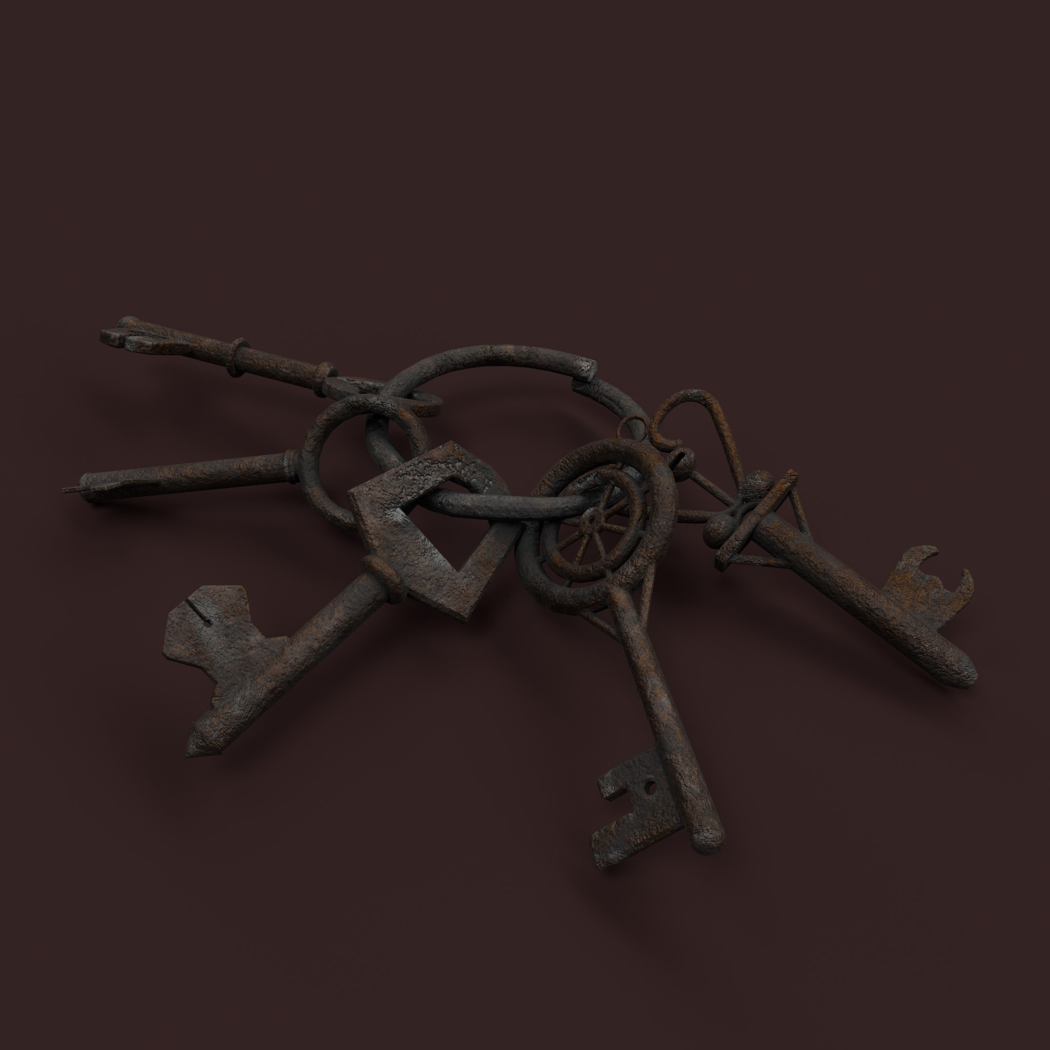 Medieval Keys - 3D Model by Get Dead Entertainment