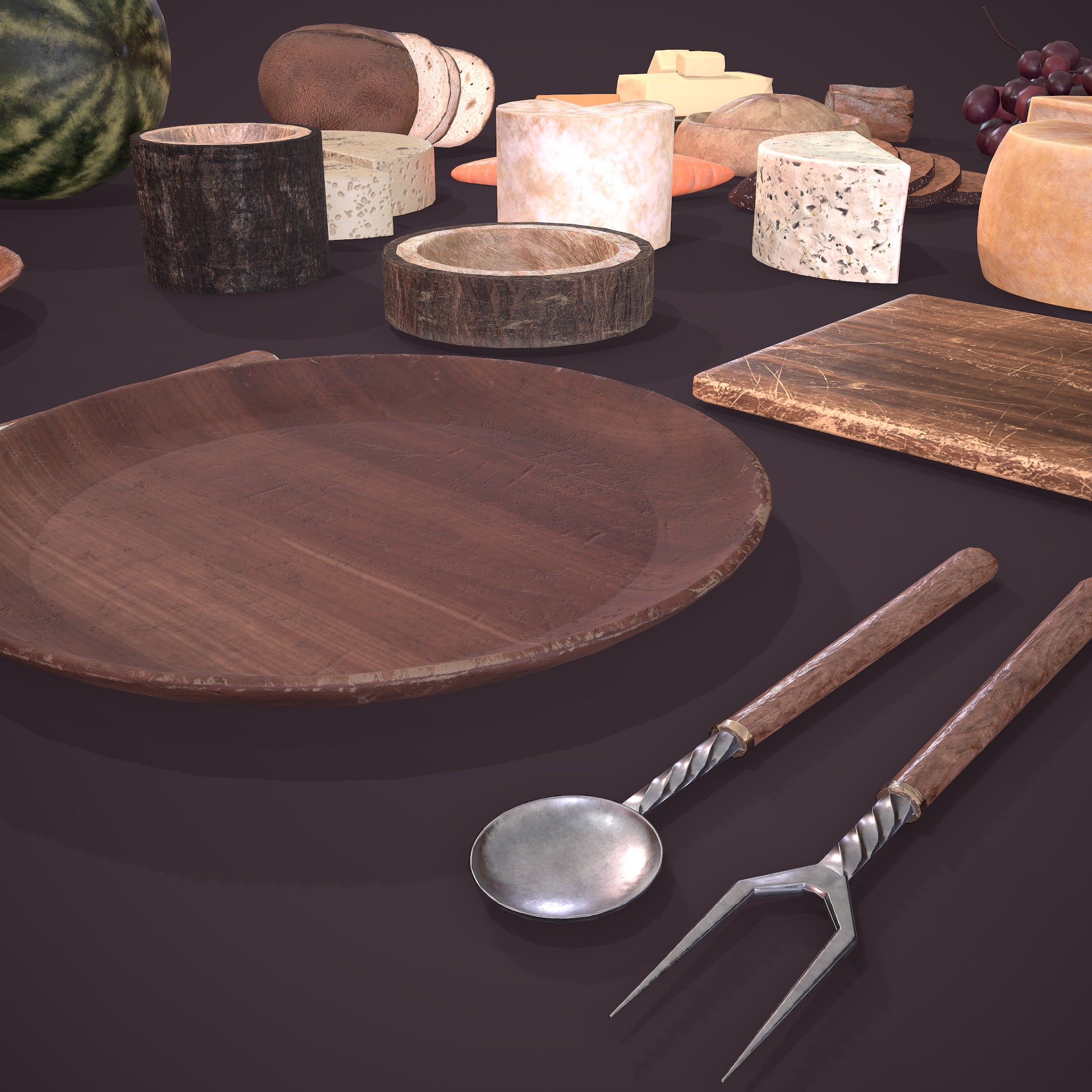 Medieval Kitchen Essentials - 3D Model by Get Dead Entertainment