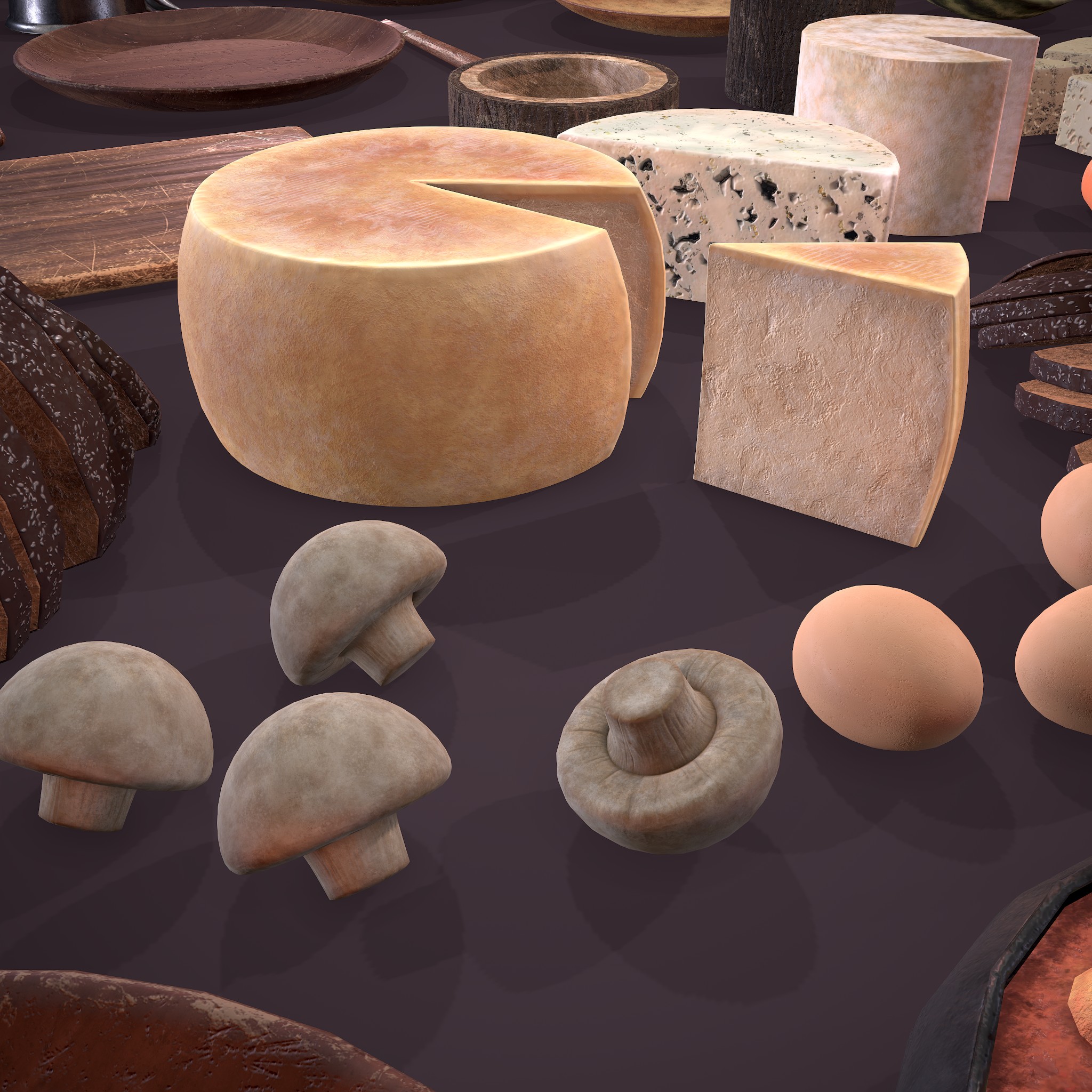 Medieval Kitchen Essentials - 3D Model by Get Dead Entertainment