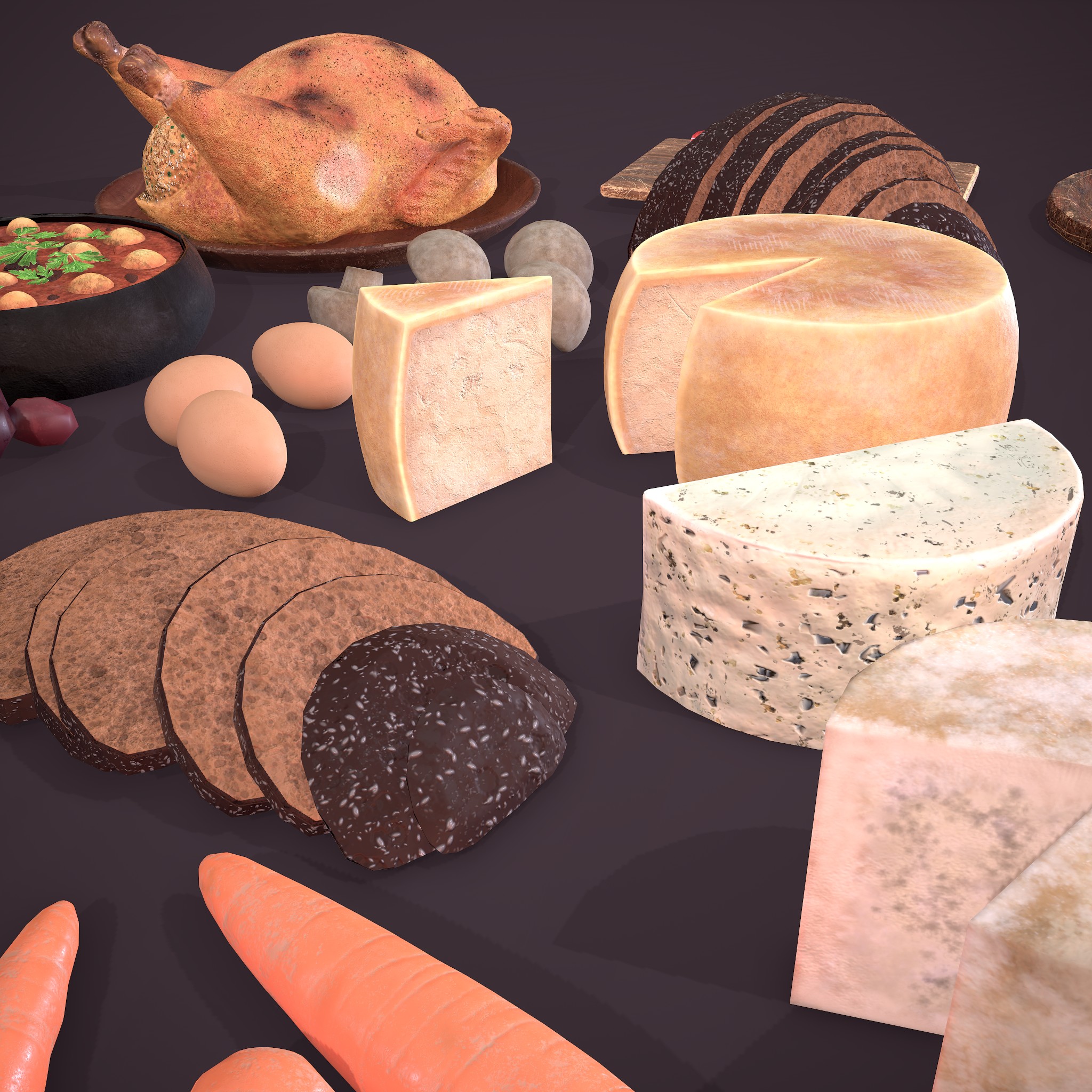 Medieval Kitchen Essentials - 3D Model by Get Dead Entertainment