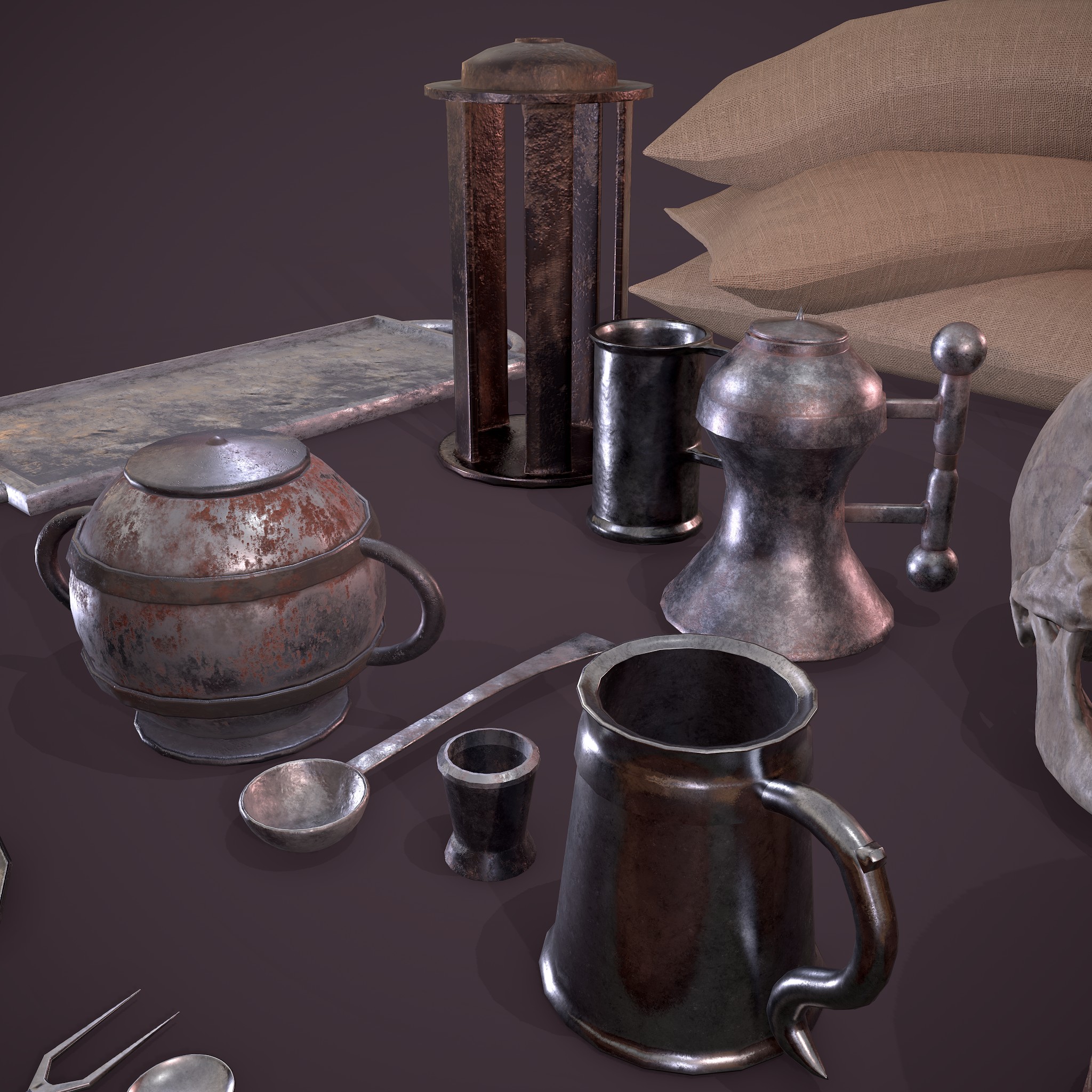 Medieval Kitchen Essentials - 3D Model by Get Dead Entertainment