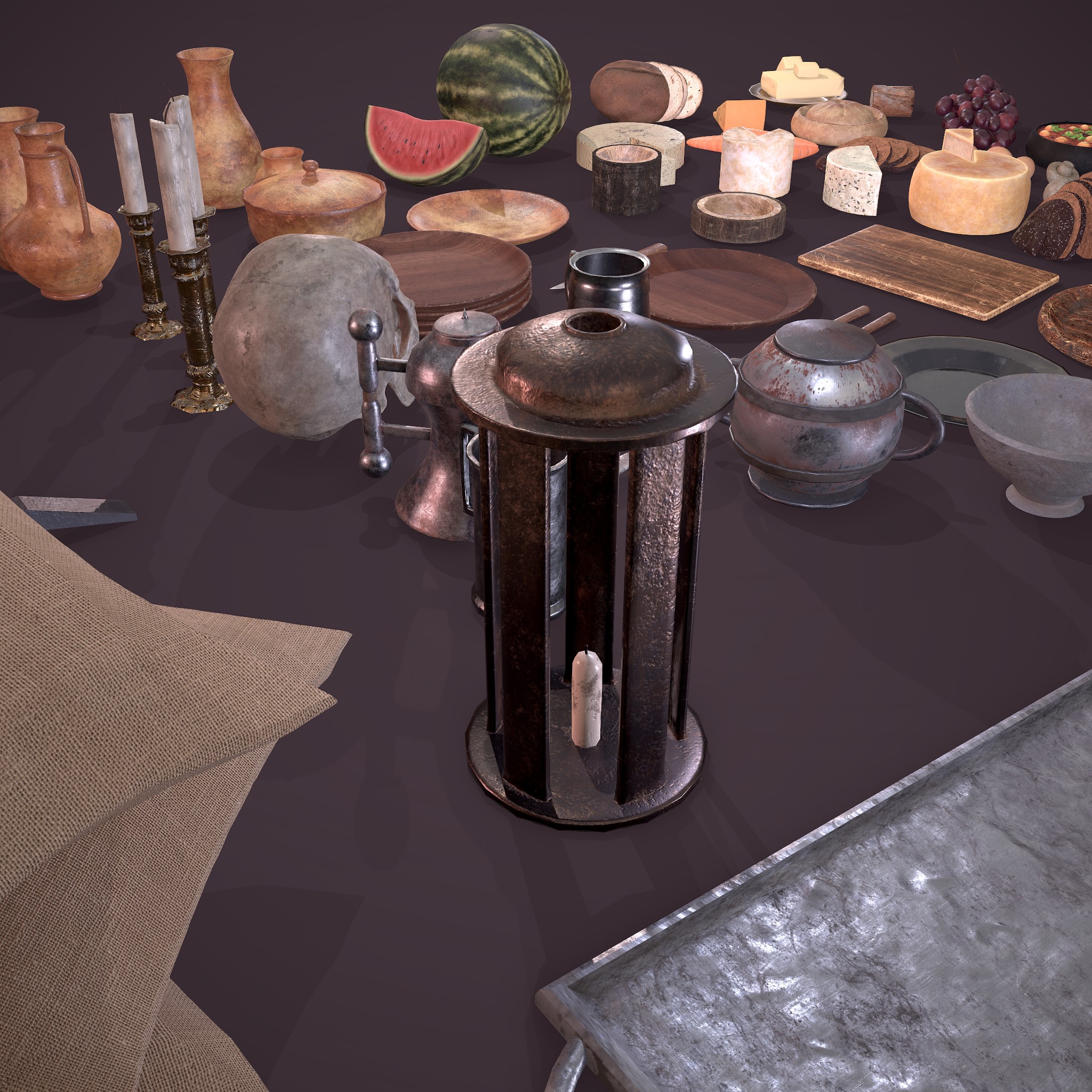 Medieval Kitchen Essentials - 3D Model by Get Dead Entertainment