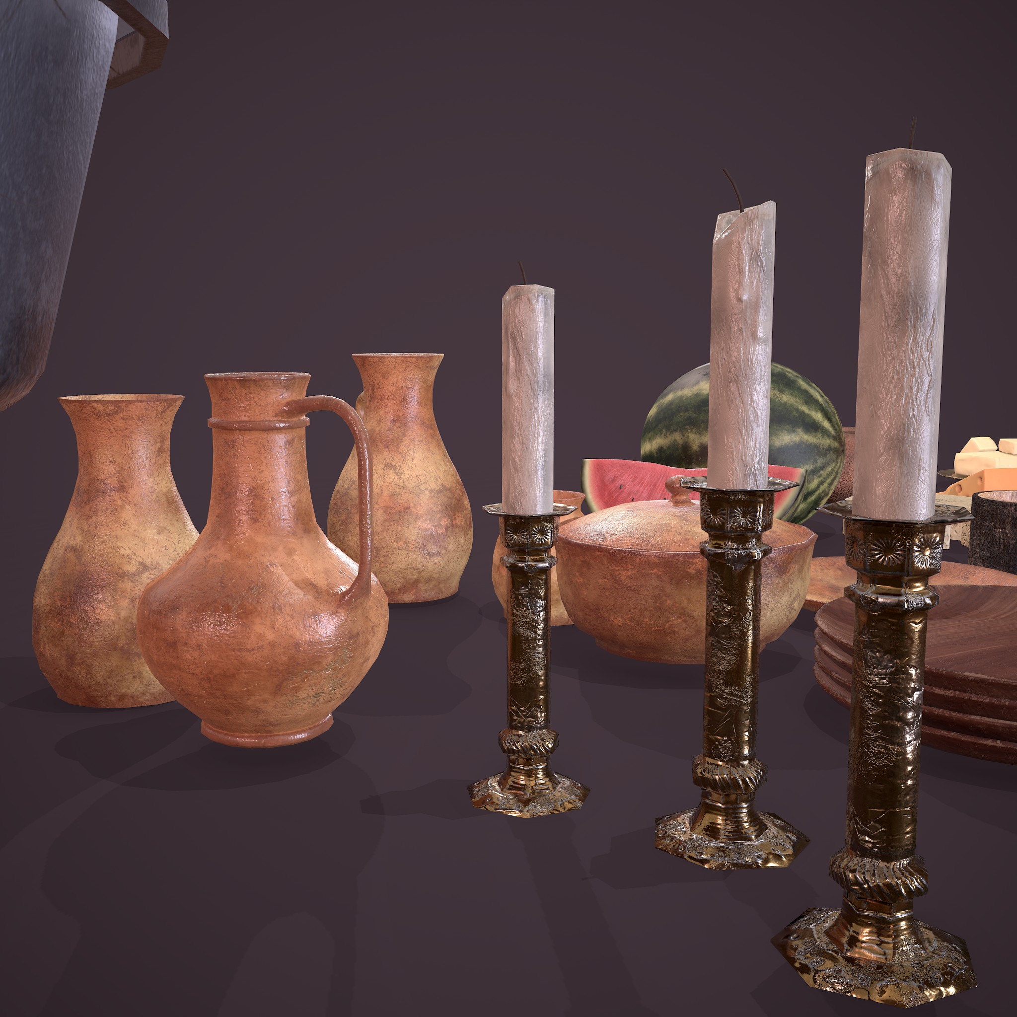 Medieval Kitchen Essentials - 3D Model by Get Dead Entertainment