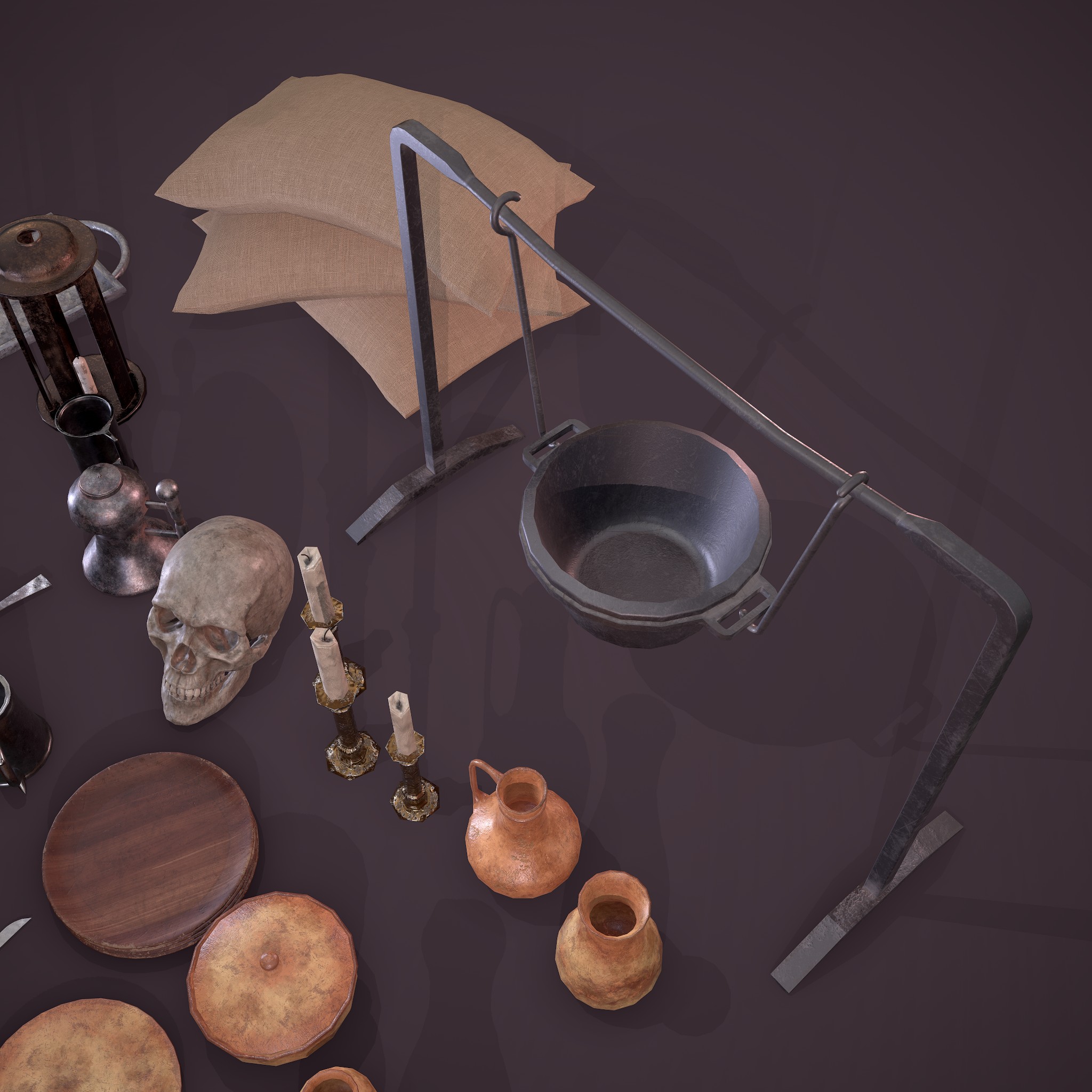 Medieval Kitchen Essentials - 3D Model by Get Dead Entertainment