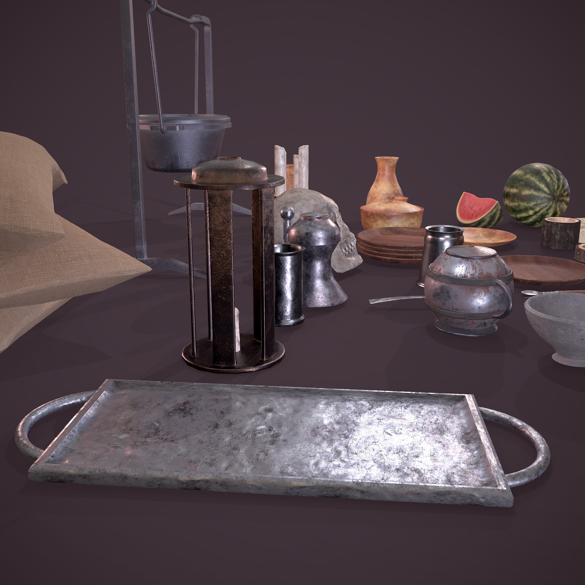 Medieval Kitchen Essentials - 3D Model by Get Dead Entertainment