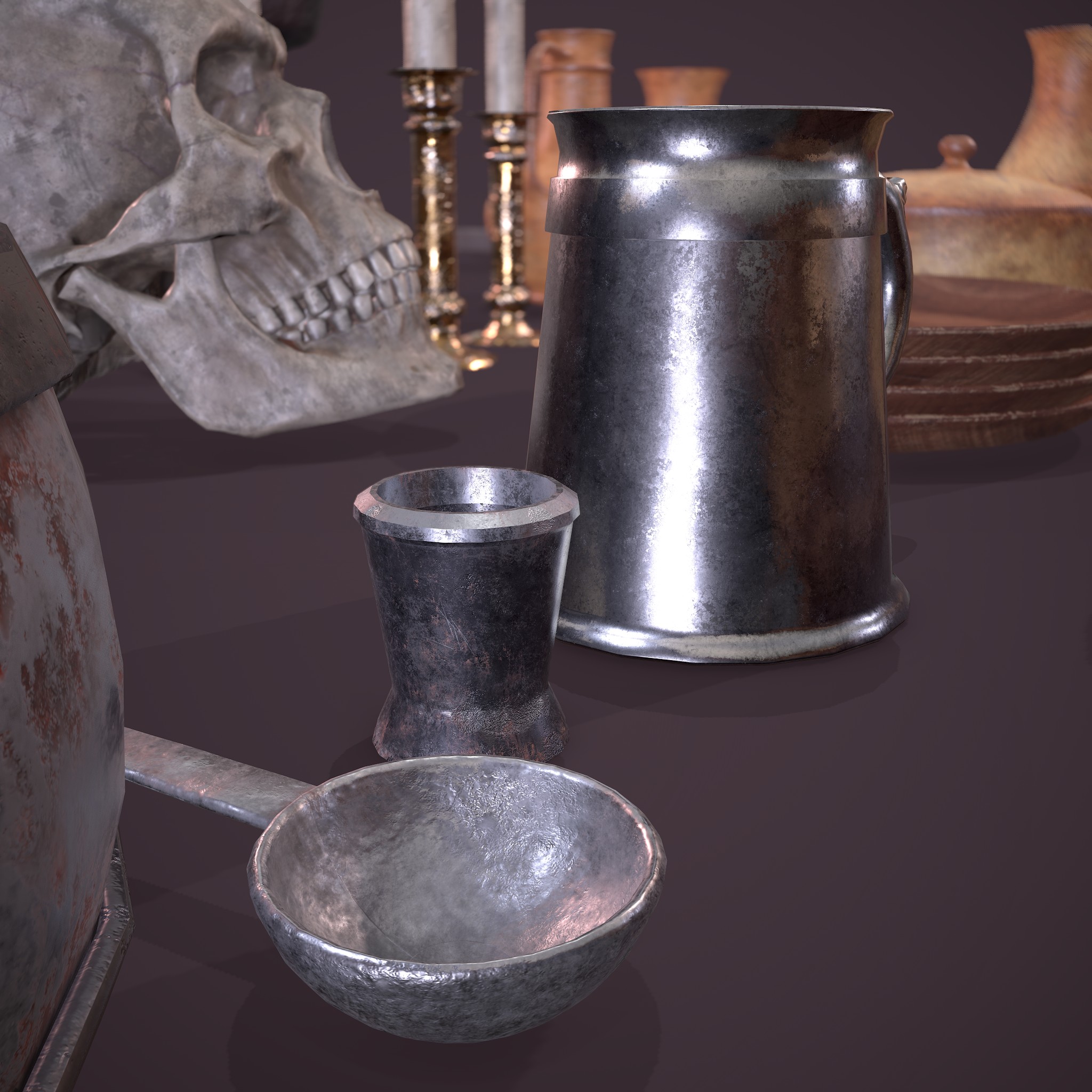 Medieval Kitchen Essentials - 3D Model by Get Dead Entertainment