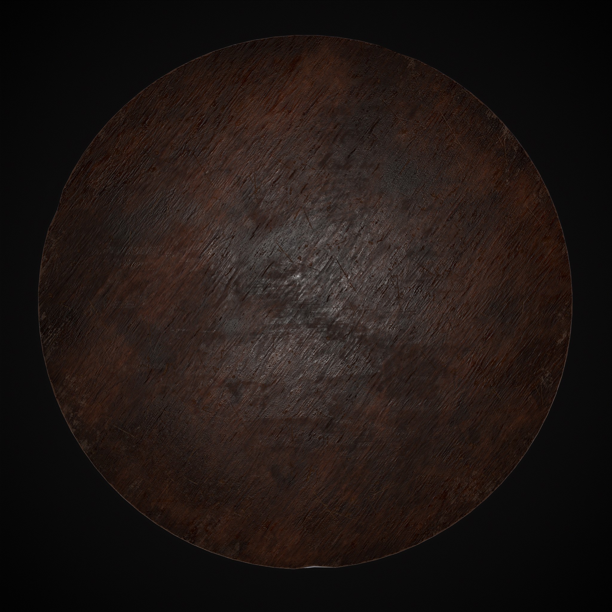 Medieval Mahogany Antique Square Table - 3D Model by Get Dead Entertainment