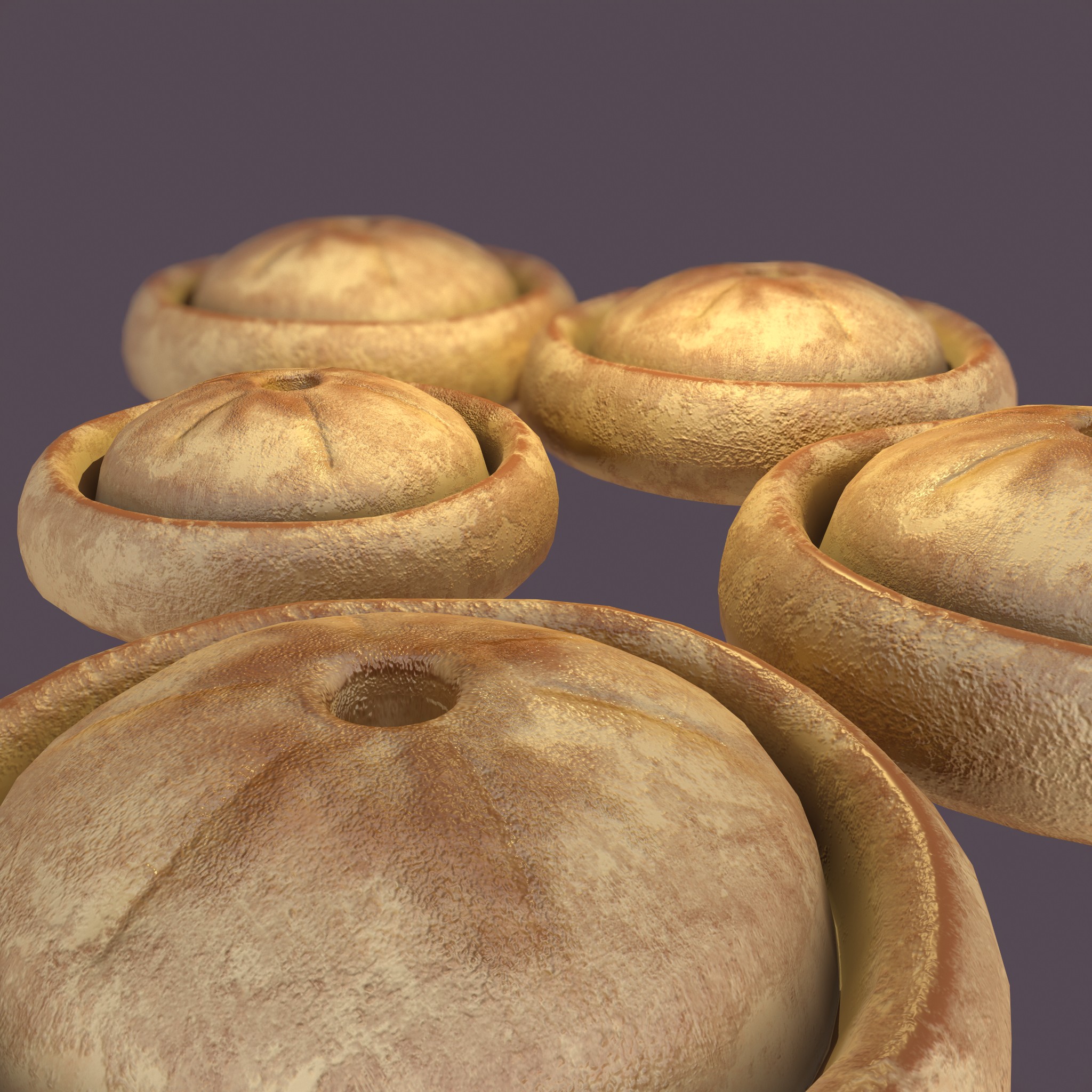 Medieval Meat Pie - 3D Model by Get Dead Entertainment