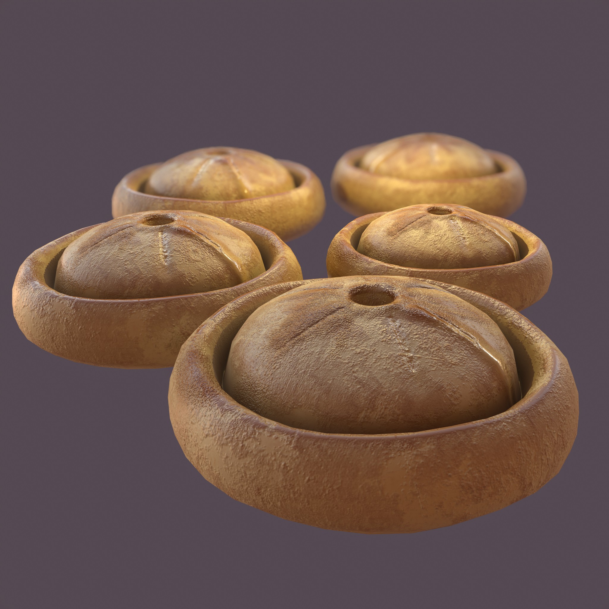 Medieval Meat Pie - 3D Model by Get Dead Entertainment