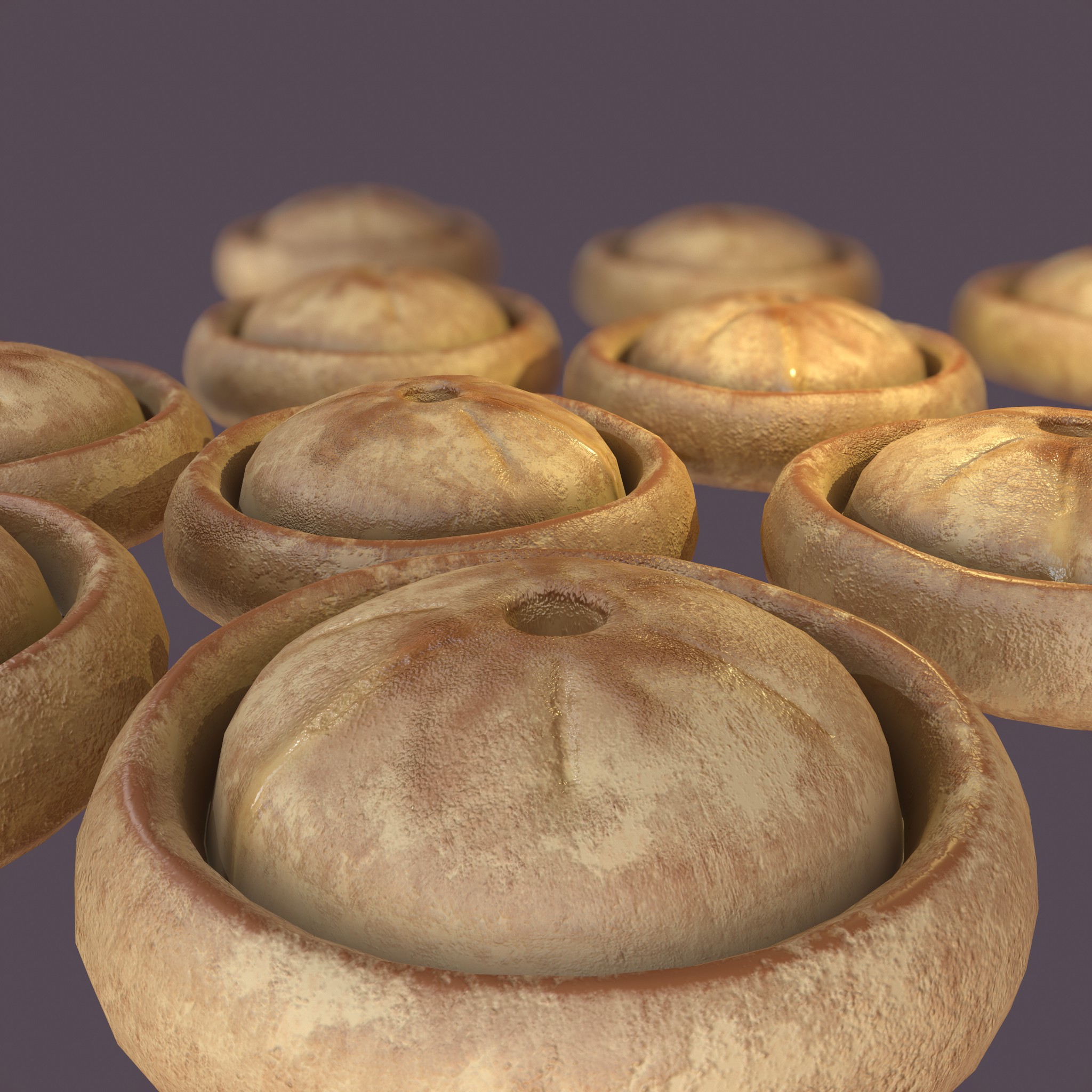 Medieval Meat Pie - 3D Model by Get Dead Entertainment