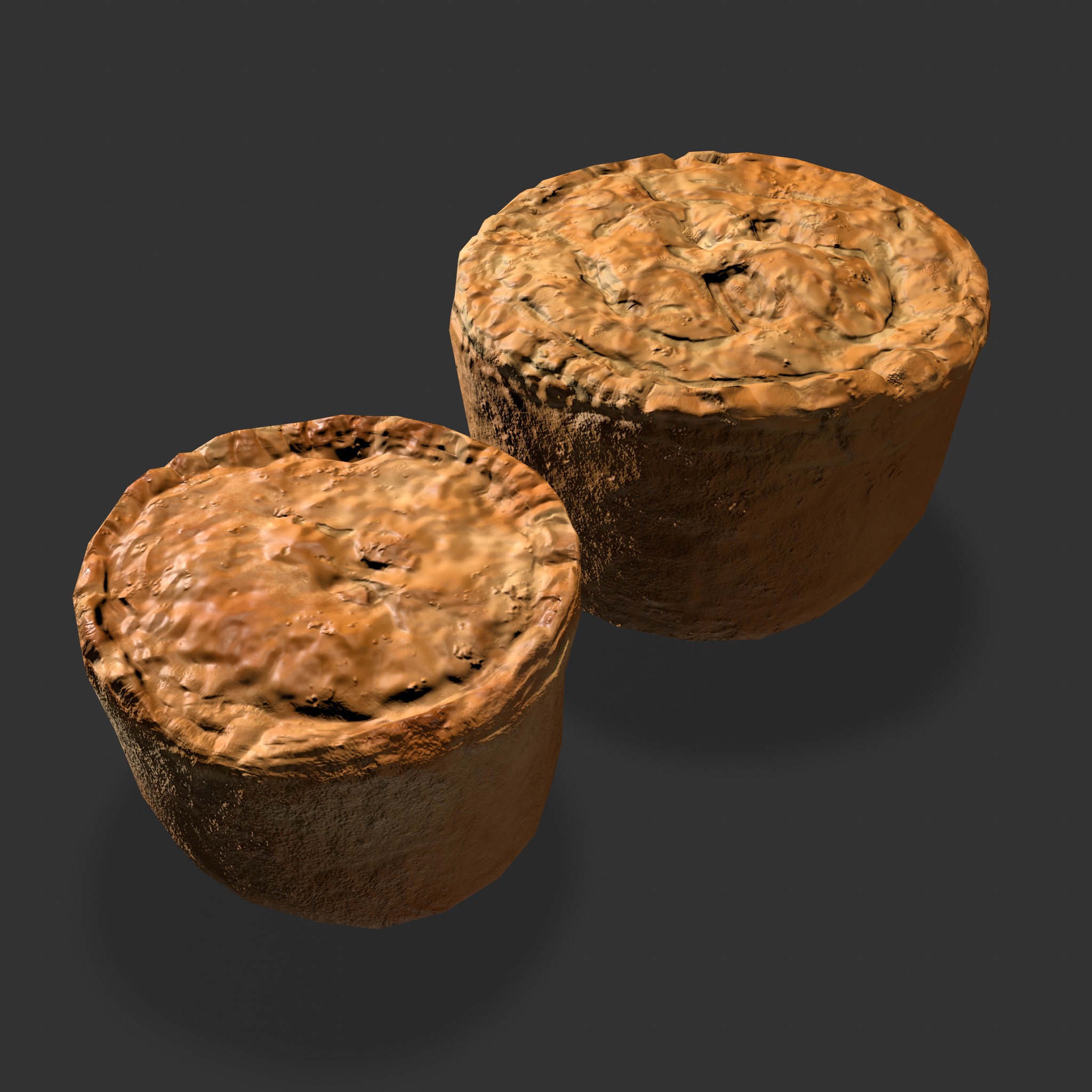 Medieval Meat Pies - 3D Model by Get Dead Entertainment